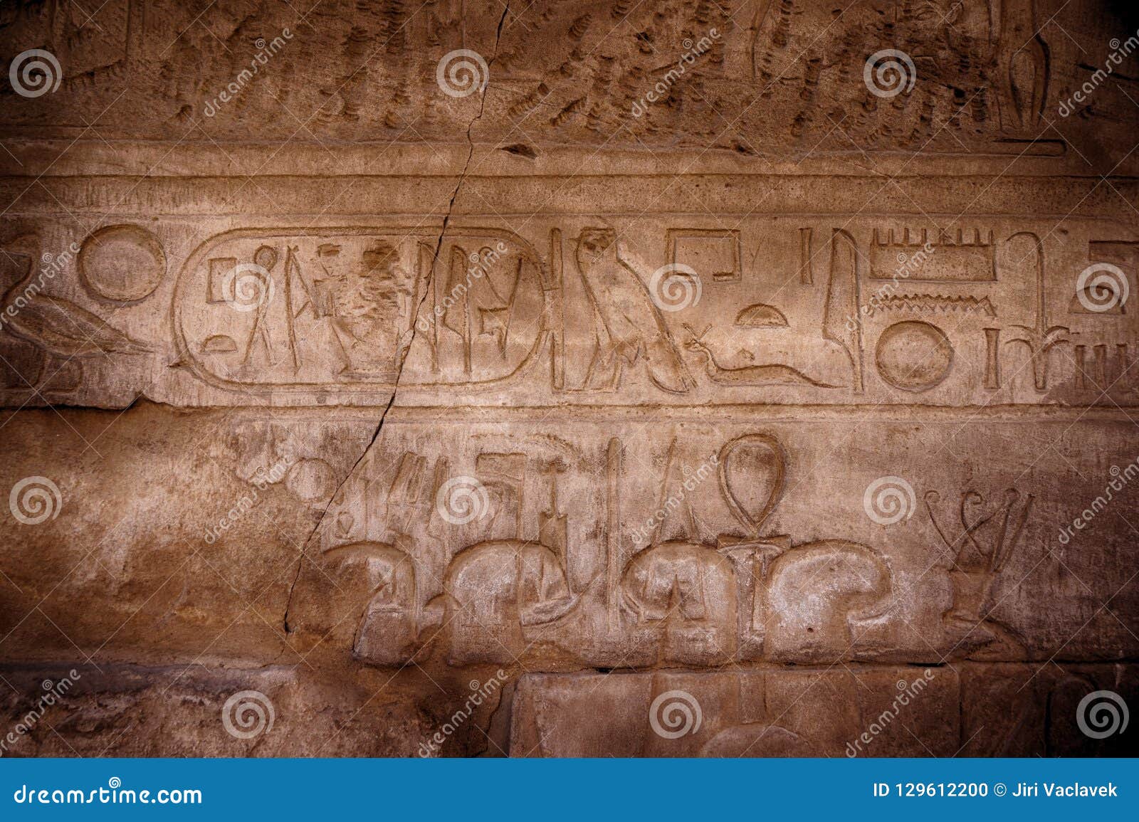 Hieroglyph Texture from Egypt Karnak Stock Photo - Image of history ...