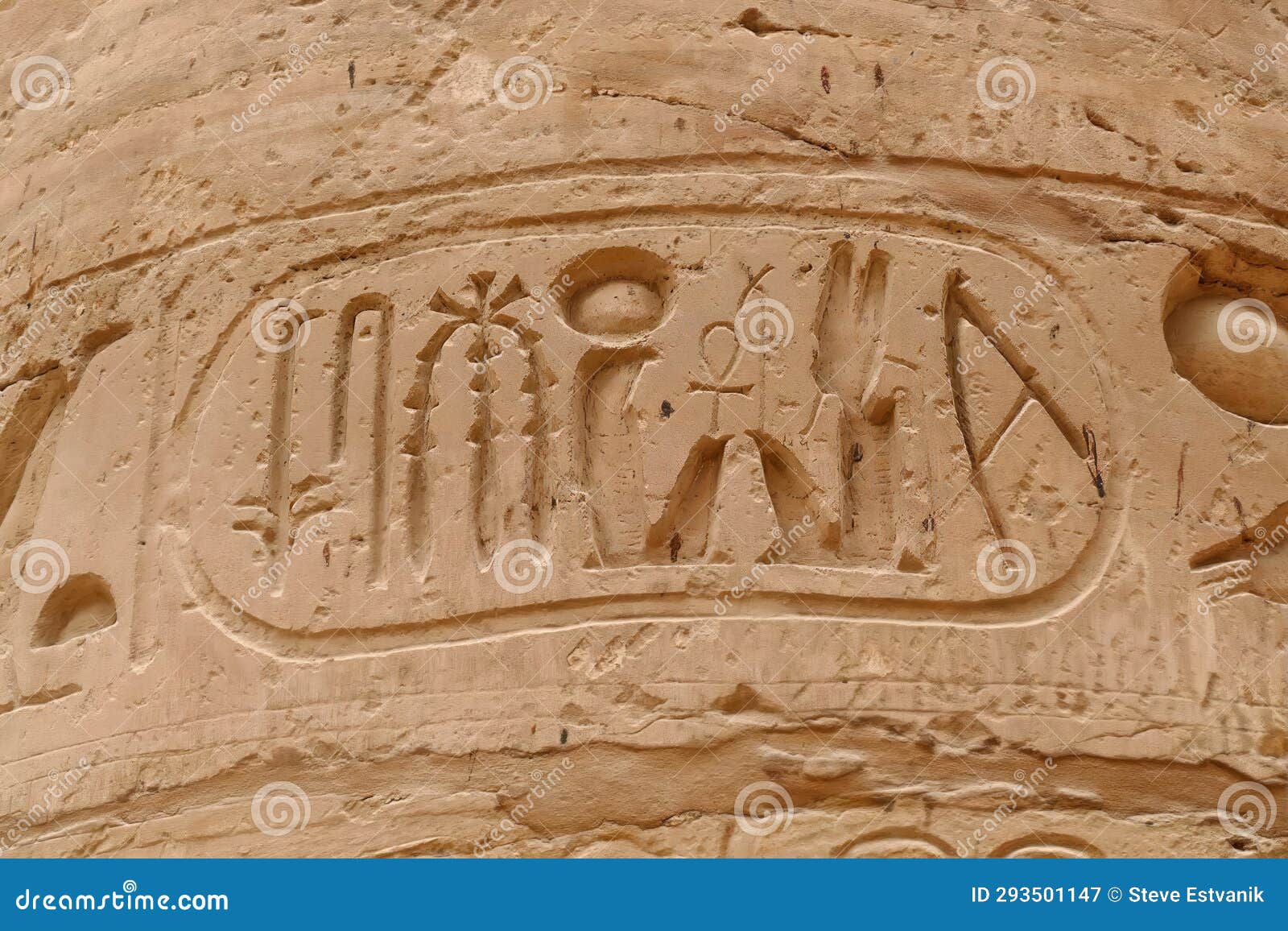 Massive Columns After Reconstruction Inside Beautiful Egyptian Temple ...