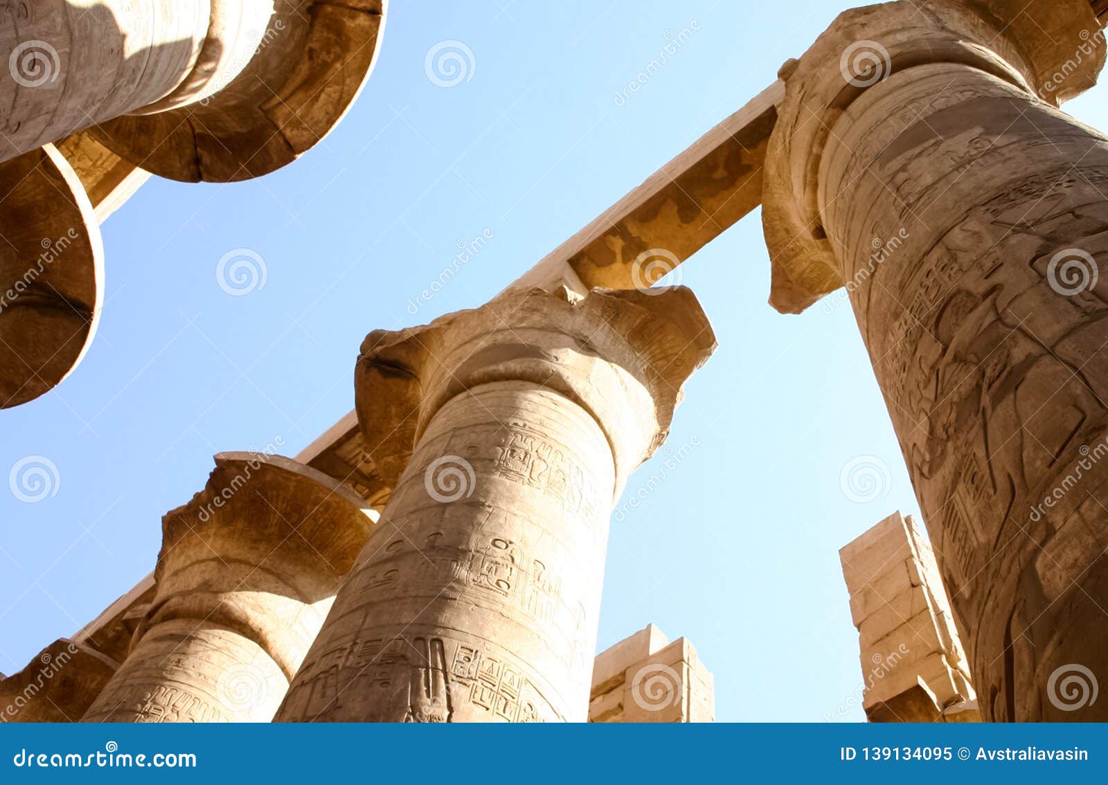 Hieroglyphs on Megalithic Structures of Egypt Stock Image - Image of ...