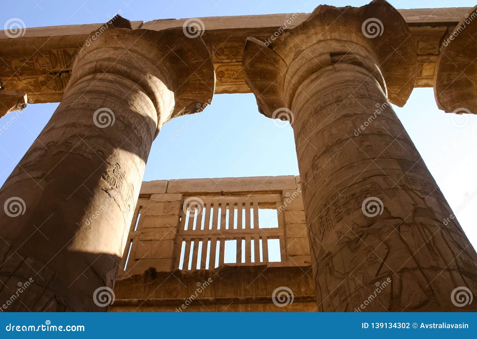 Hieroglyphs on Megalithic Structures of Egypt Stock Photo - Image of ...