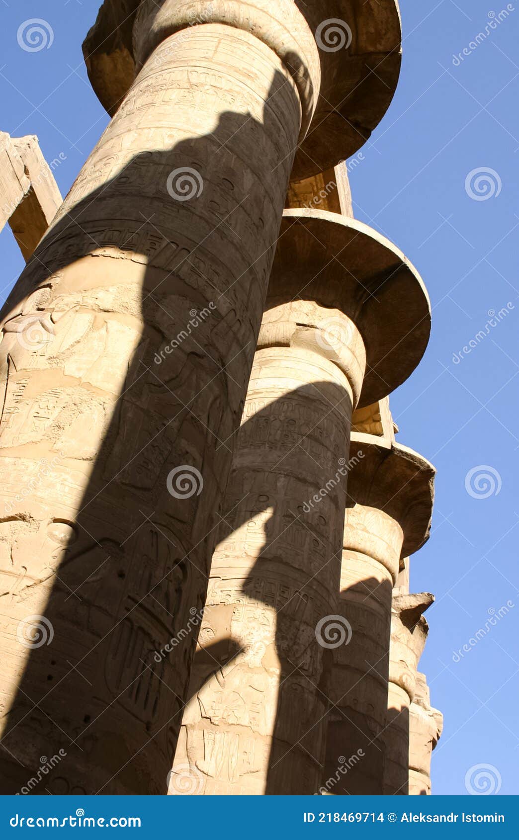 Hieroglyphs on Megalithic Structures of Egypt. Stock Photo - Image of ...