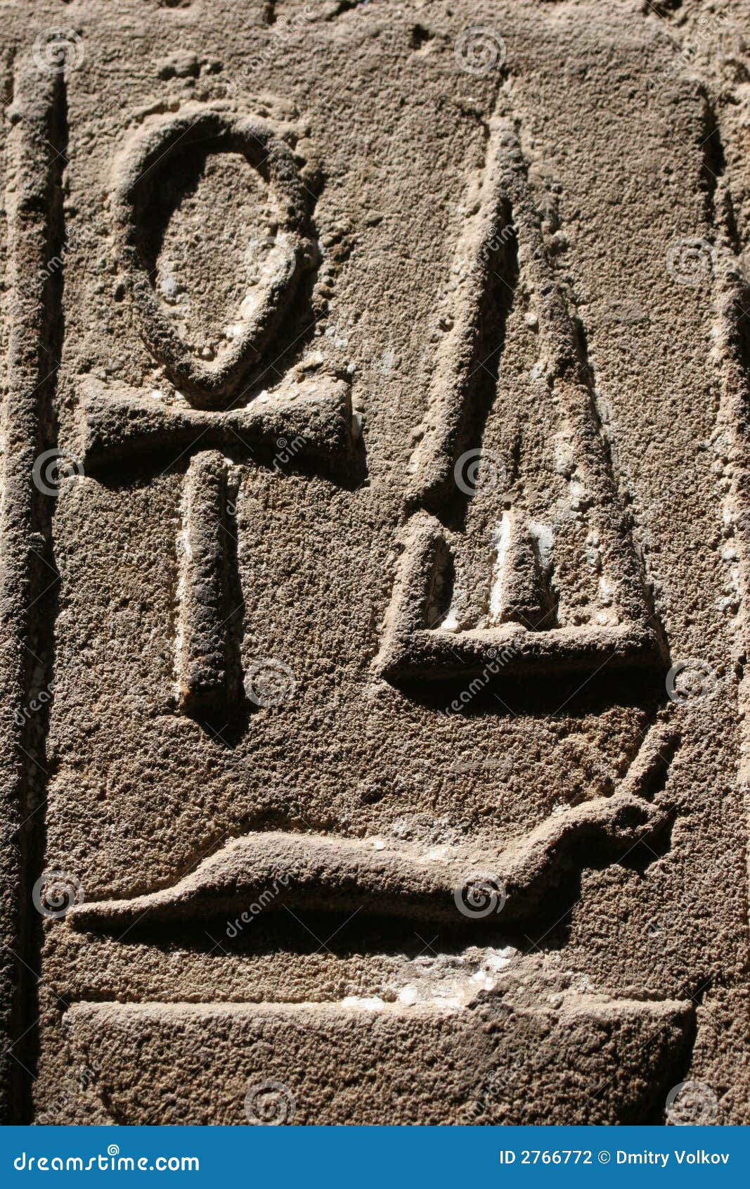Hieroglyphs on the wall stock photo. Image of luxor, history - 2766772
