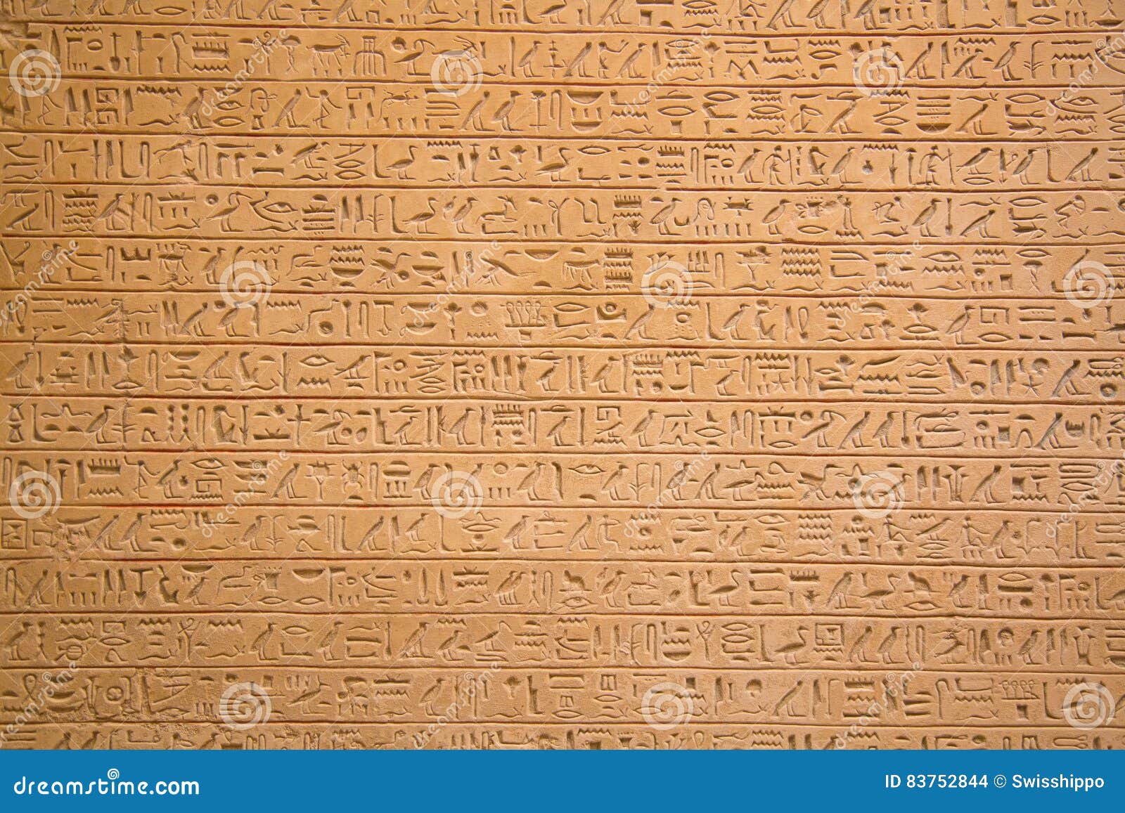 Hieroglyphs on the wall stock photo. Image of hieroglyphics - 83752844