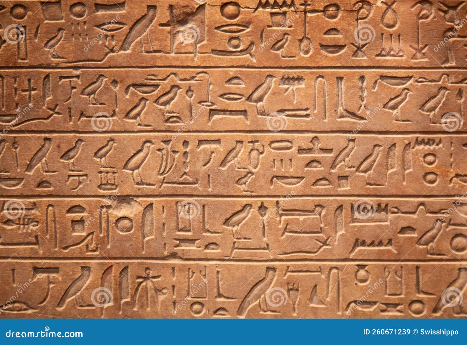 Hieroglyphs on the wall stock image. Image of middle - 260671239