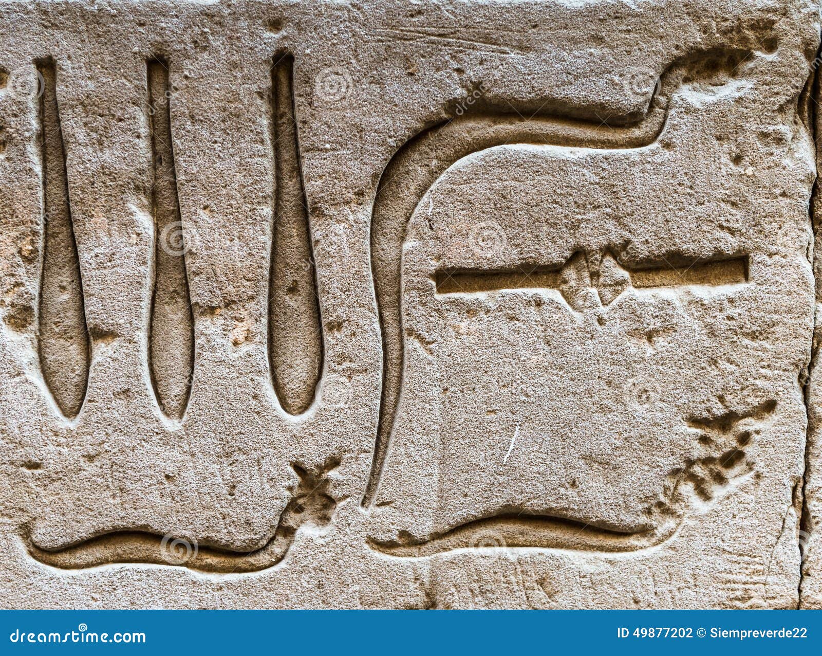 Hieroglyphs. stock photo. Image of antique, africa, column - 49877202