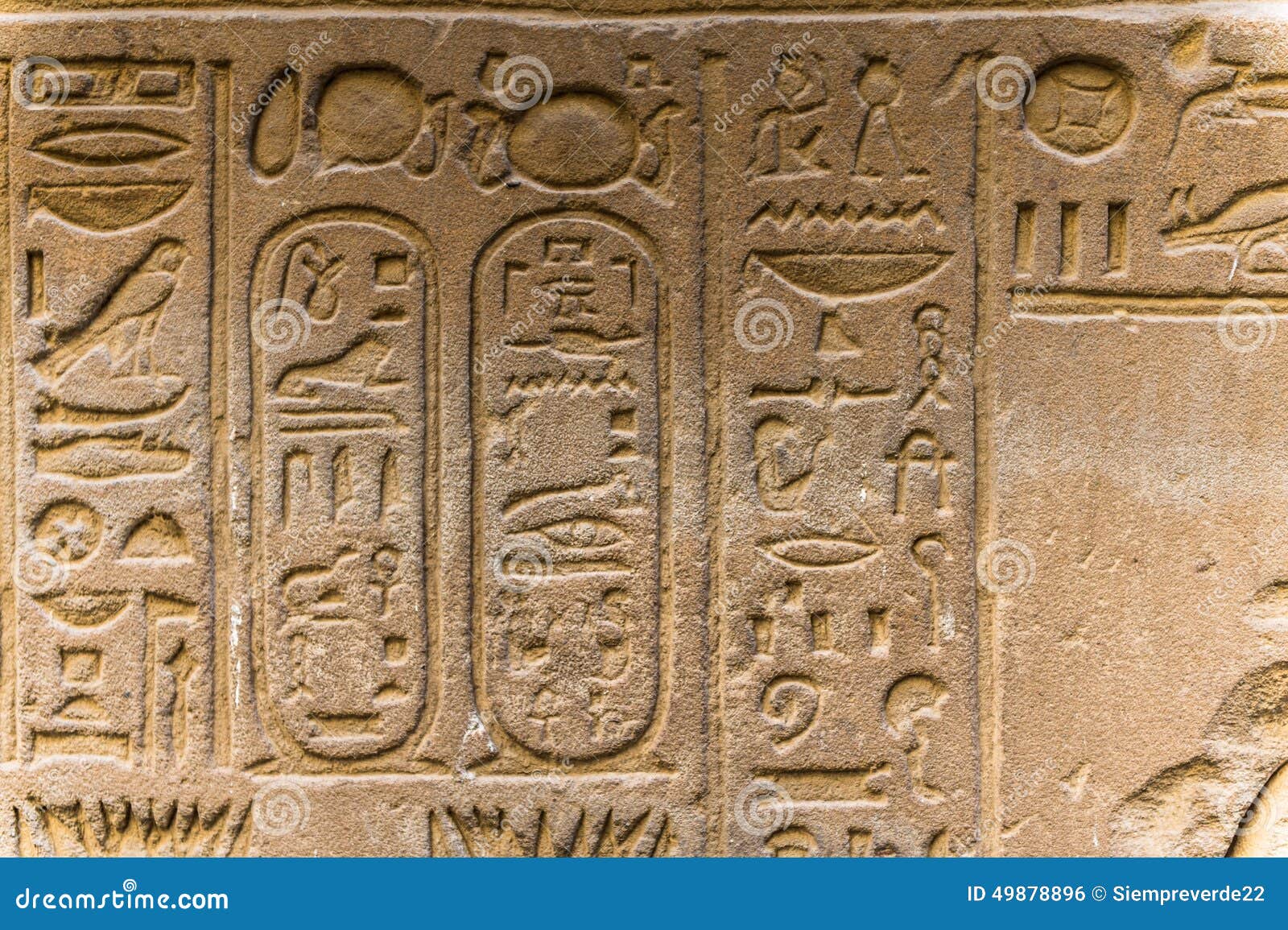 Hieroglyphs. stock photo. Image of culture, meaning, element - 49878896