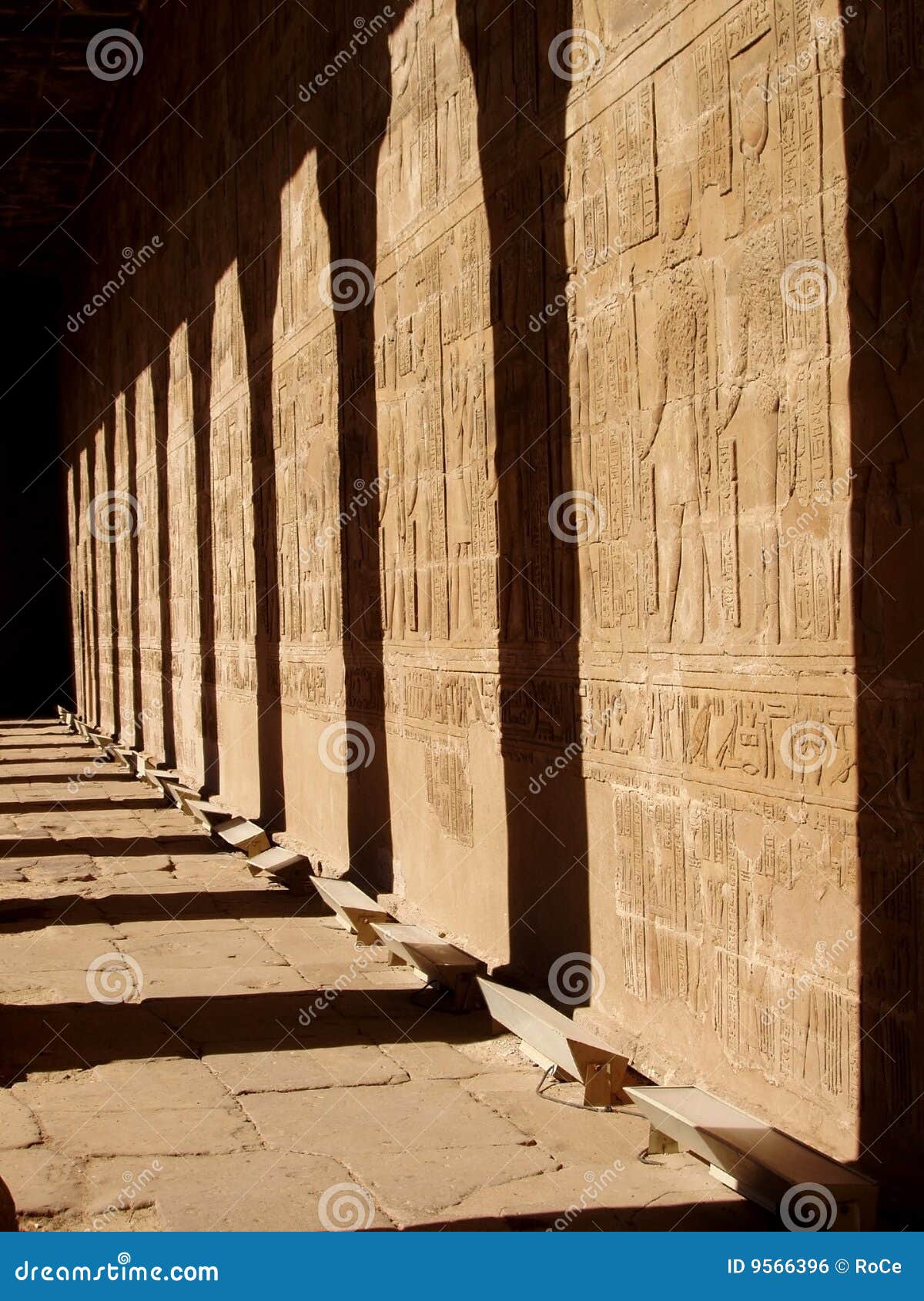 Hierogram in Temple of Horus Stock Photo - Image of sacred, africa: 9566396