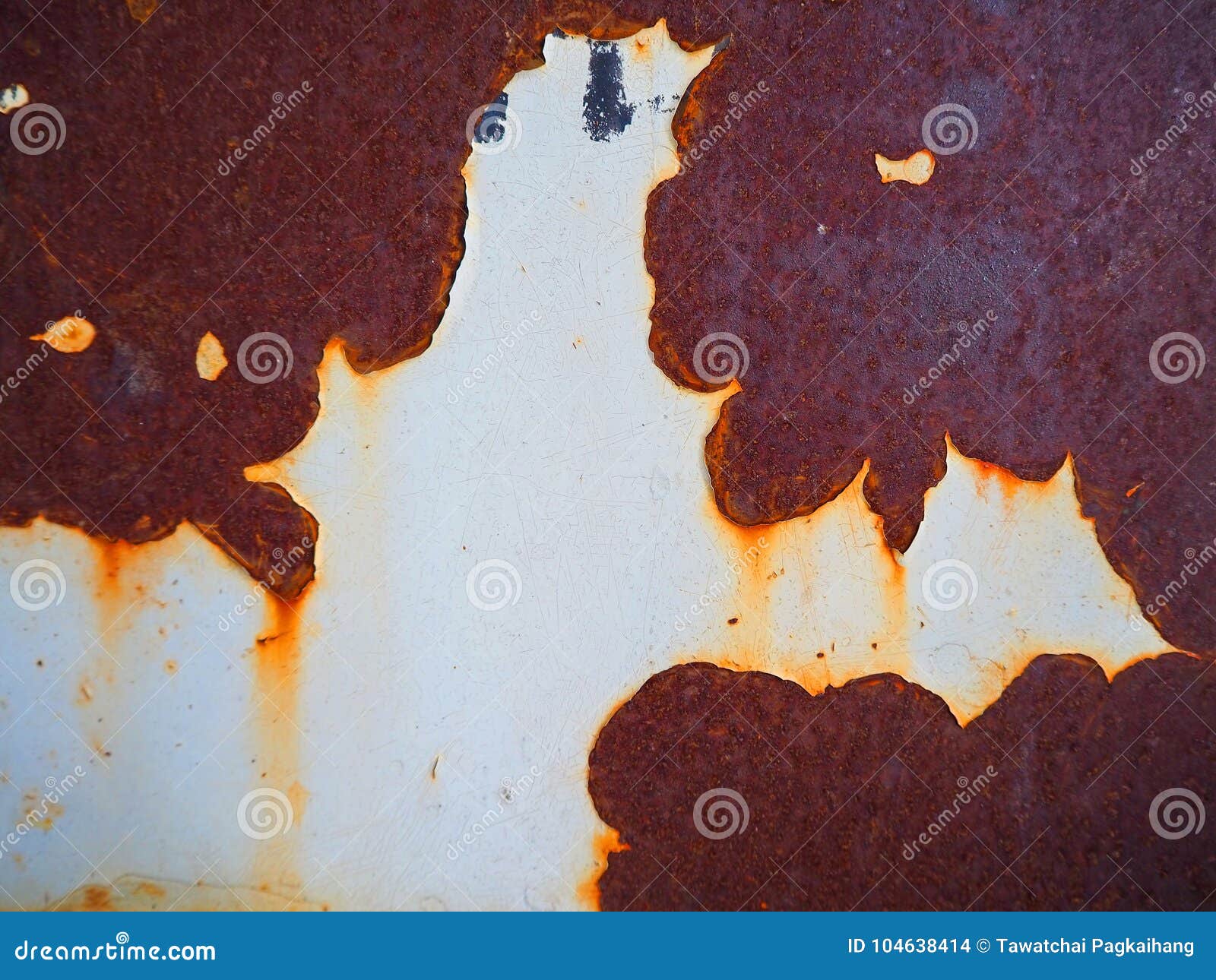Hierro oxidado foto de archivo. Imagen de metal, pared - 104638414
