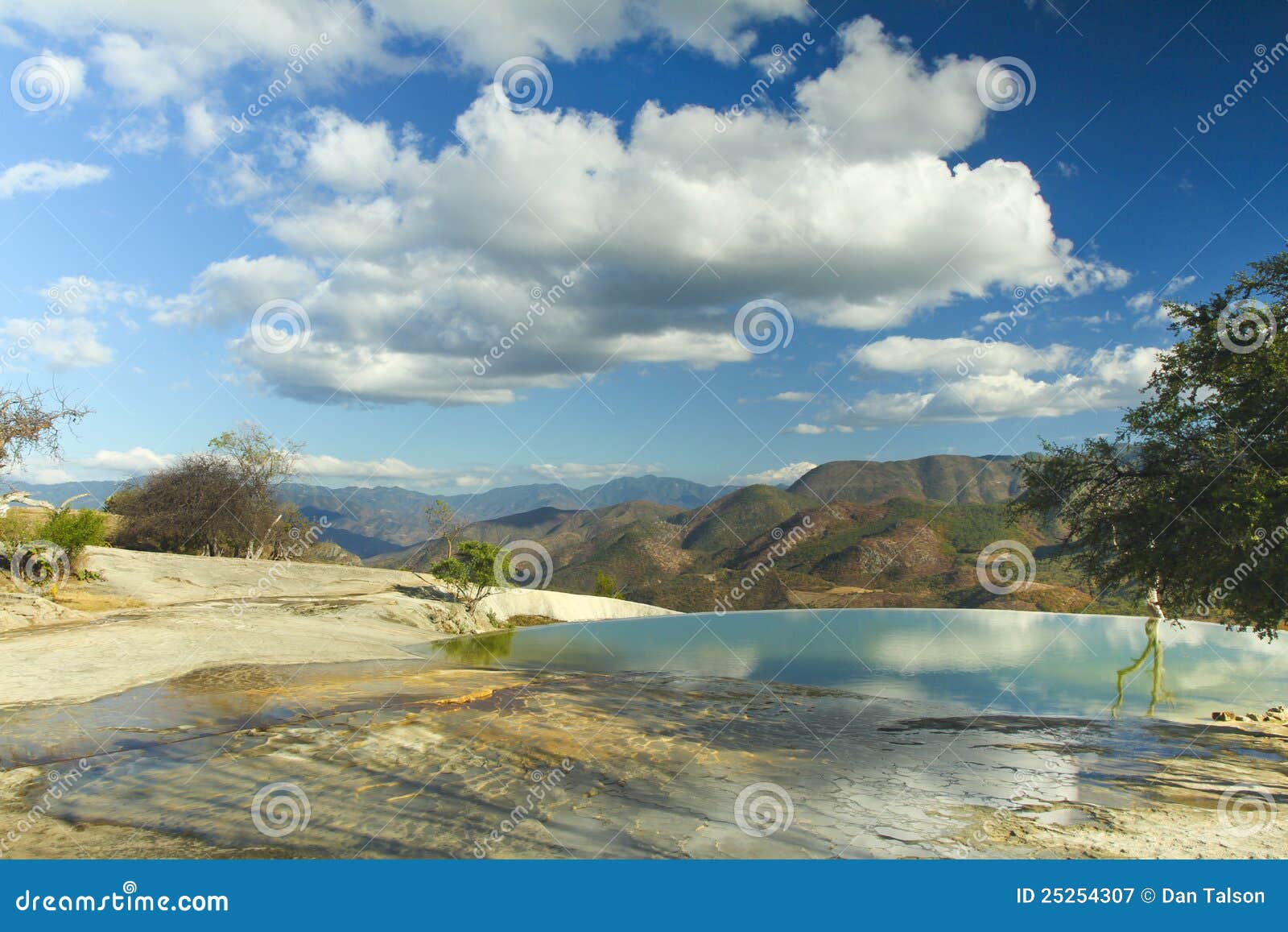 Hierve El Agua in Oaxaca State, Mexico Stock Image - Image of ...