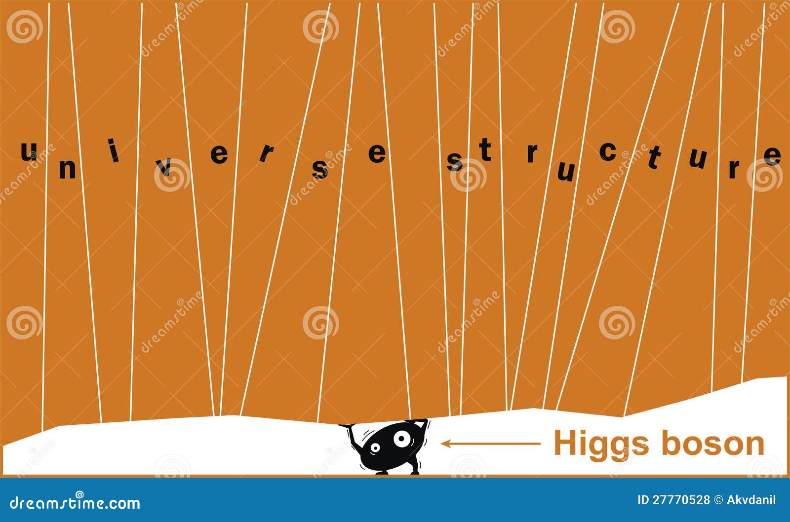 Higgs boson stock vector. Illustration of text, universe - 27770528