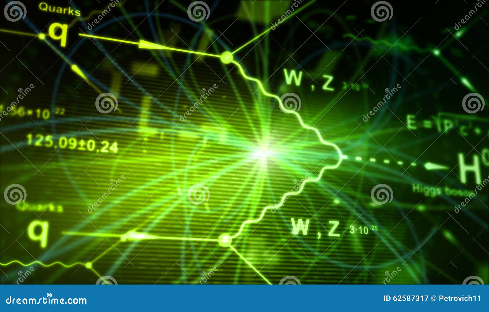 Higgs Boson stock illustration. Illustration of energy - 62587317