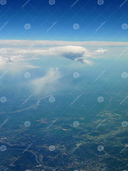 High above the earth stock photo. Image of blue, skies - 1017752