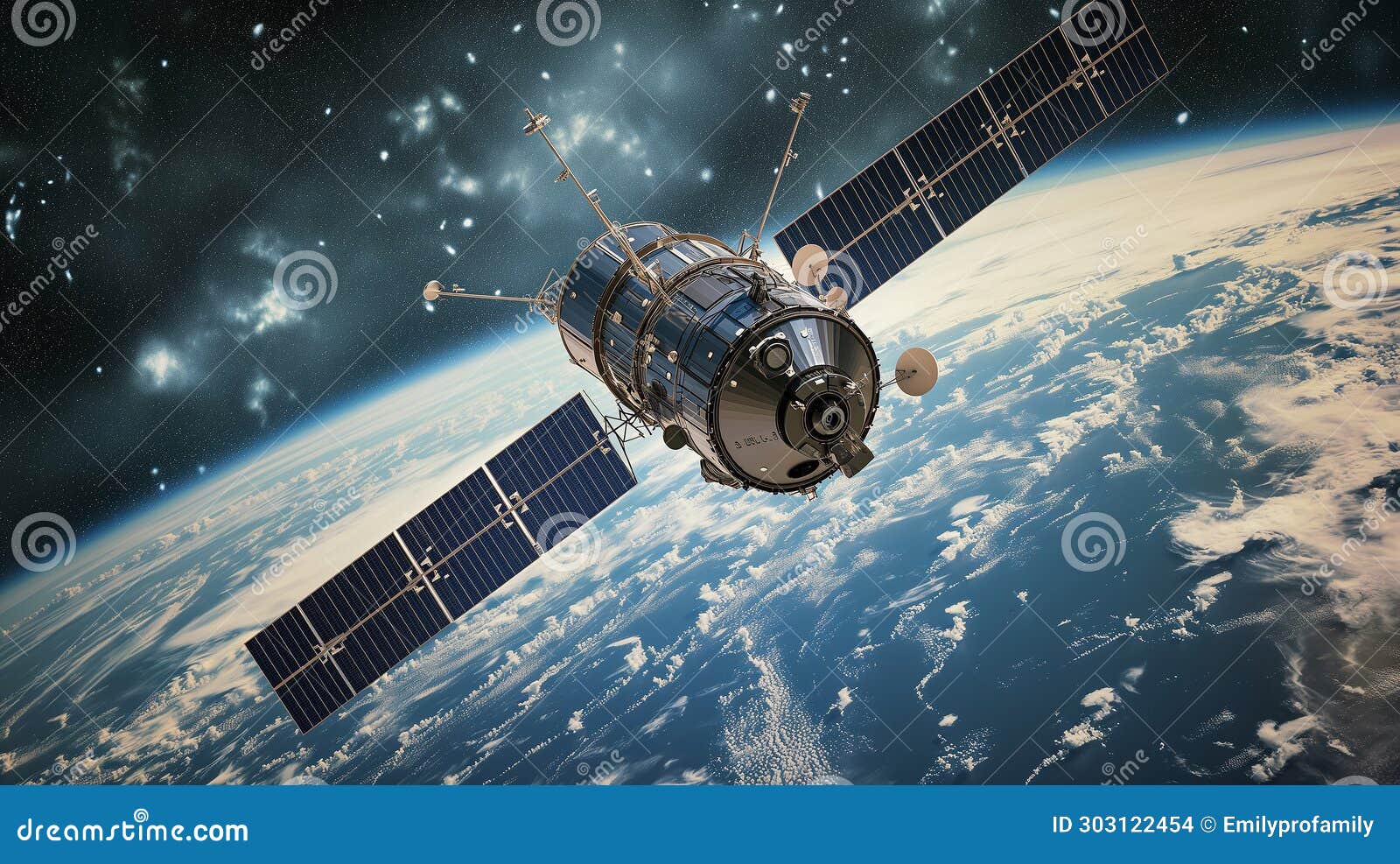 High Above Earth S Surface, Satellite Serves As Essential Link in Our ...