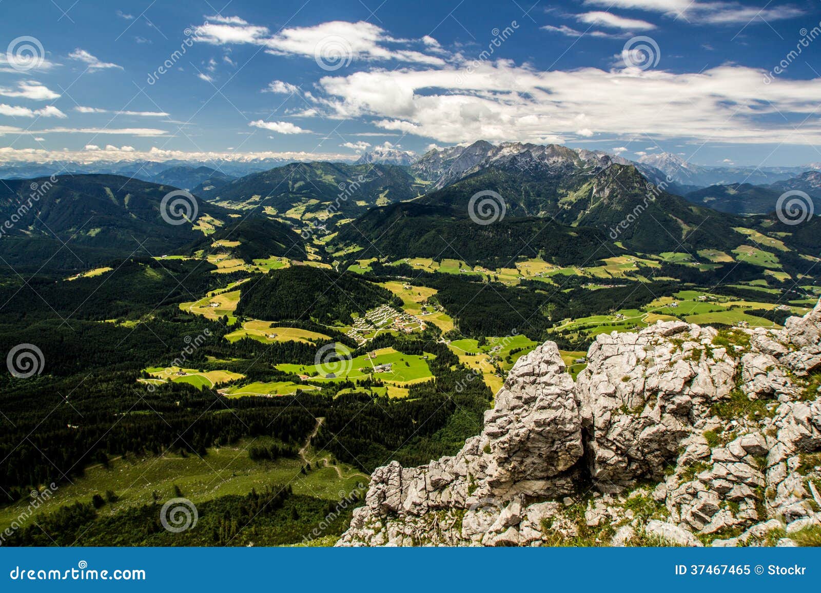 High Alps view stock image. Image of light, golden, hill - 37467465