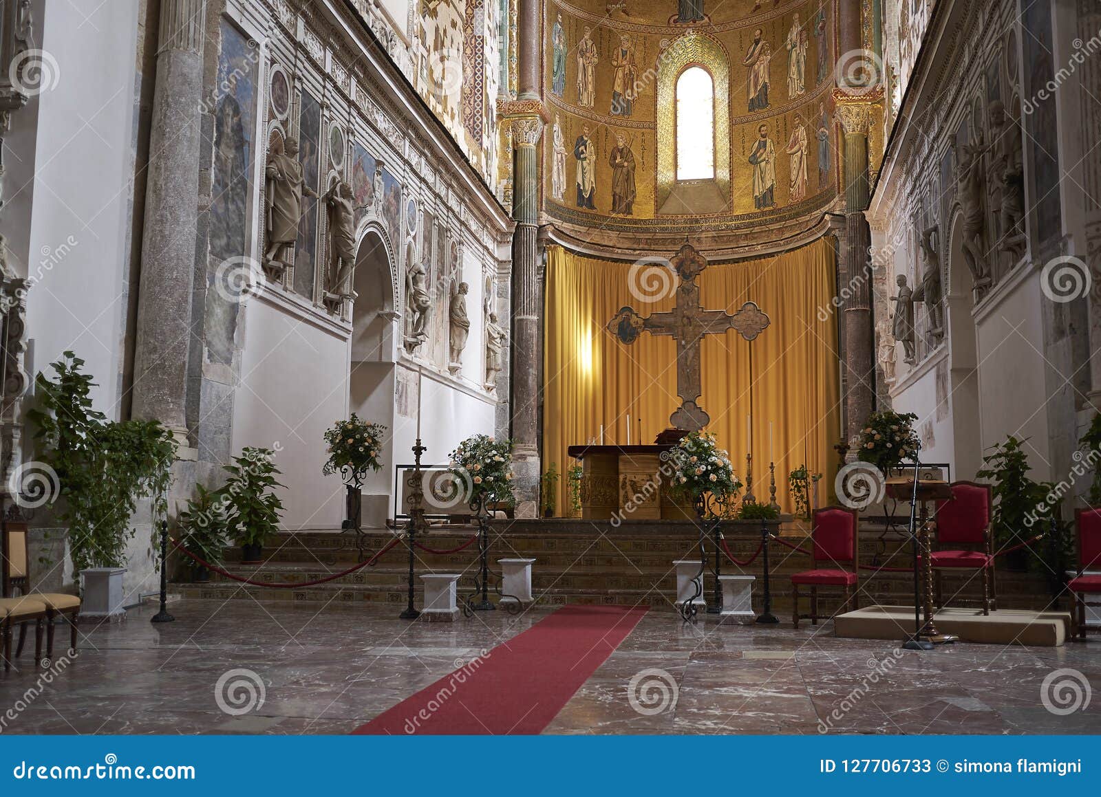 High Altar of the Cathedral Editorial Stock Photo - Image of gold ...