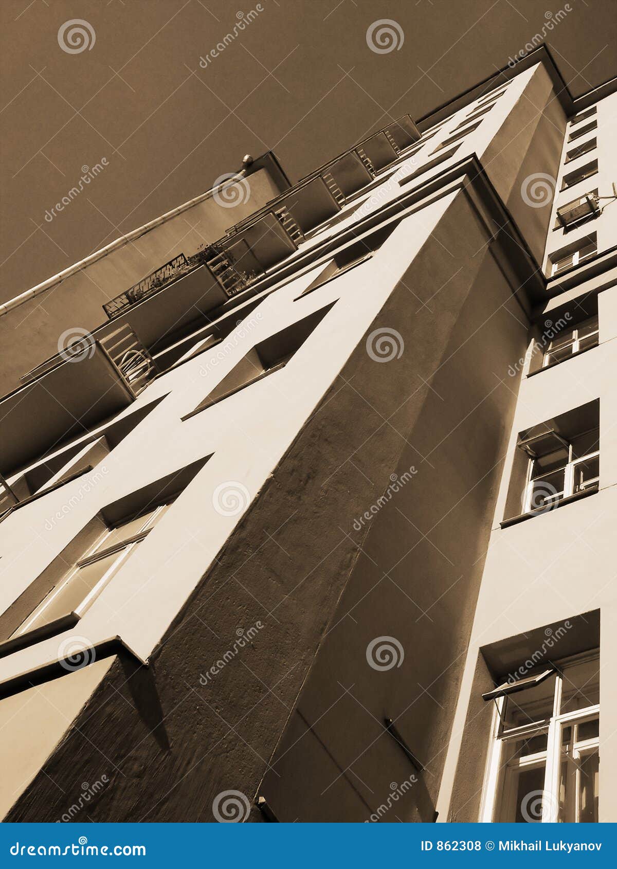 High-altitude building stock photo. Image of building, estate - 862308