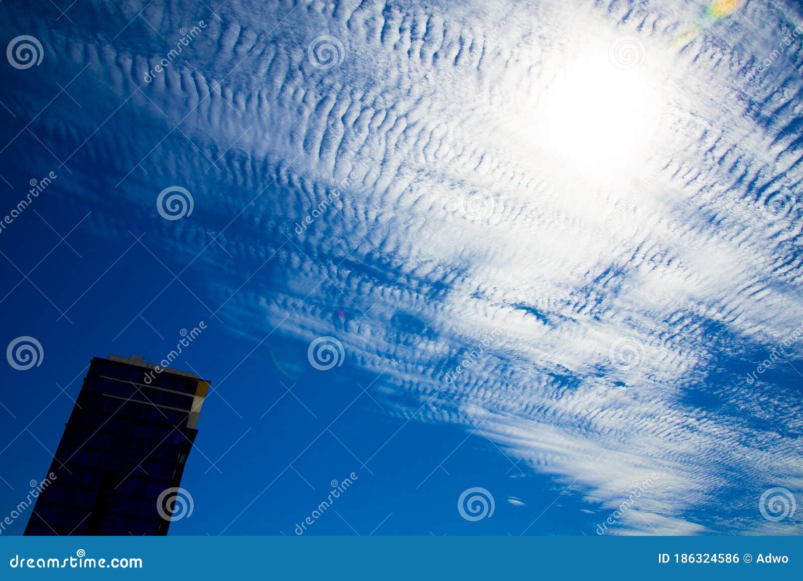 High Altitude Cirrus Clouds Stock Photo - Image of eerie, natural ...