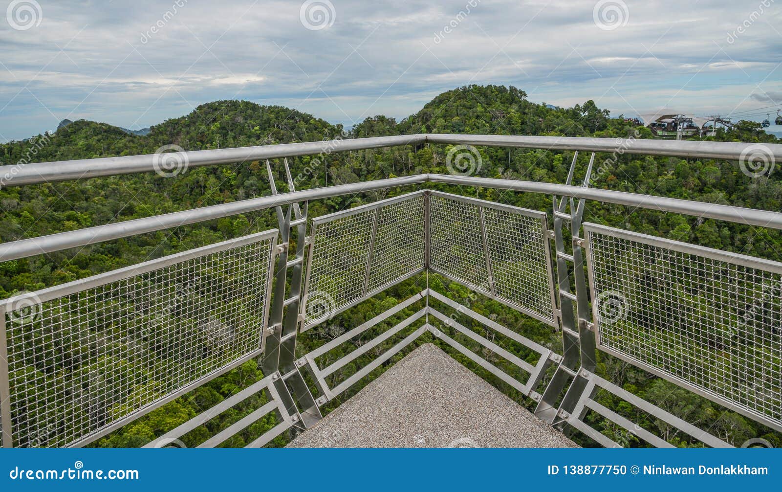 High Altitude Observation Deck View Stock Photo - Image of deck ...