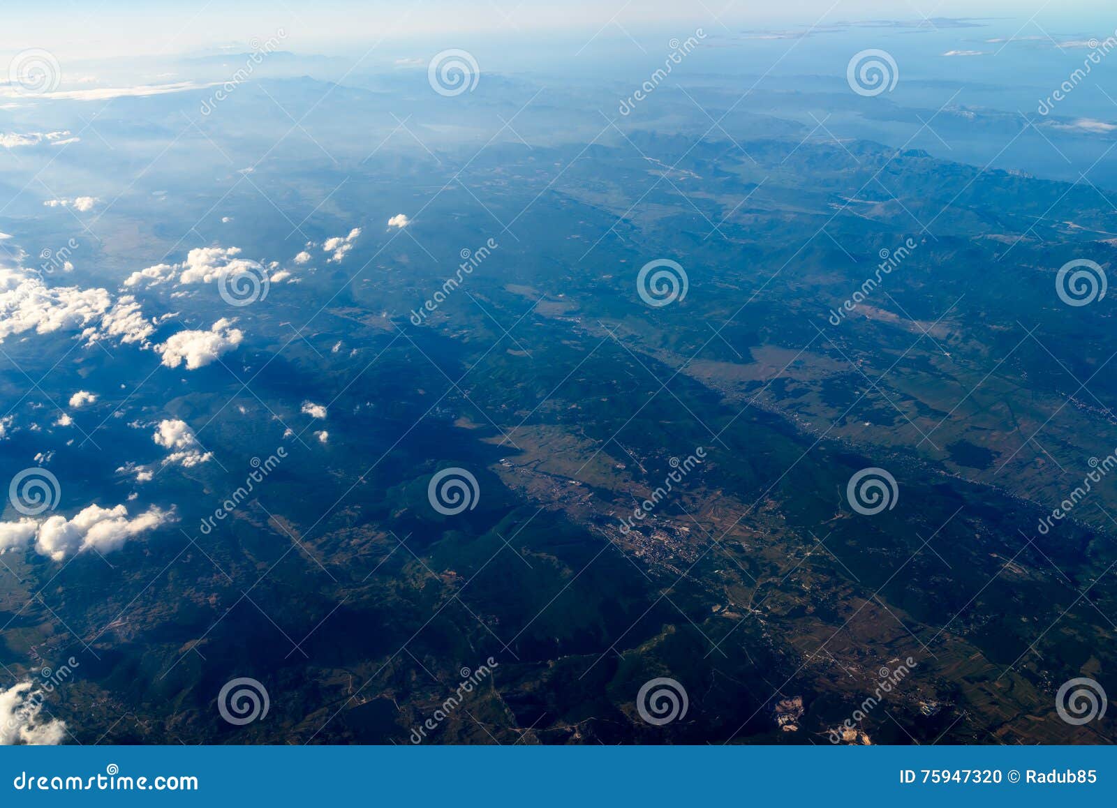 High Altitude Photo of Planet Earth Stock Photo - Image of distant ...