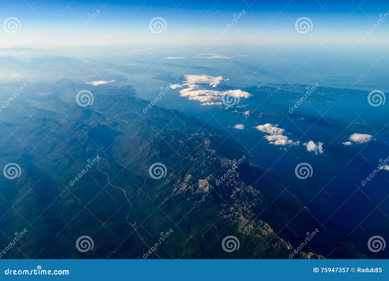 High Altitude Photo of Planet Earth Stock Image - Image of earth ...