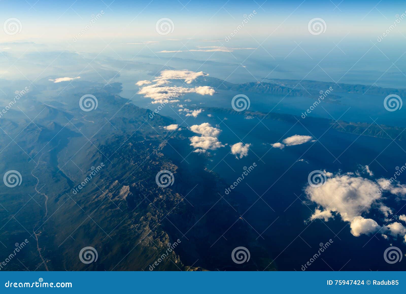 High Altitude Photo of Planet Earth Stock Photo - Image of nature ...