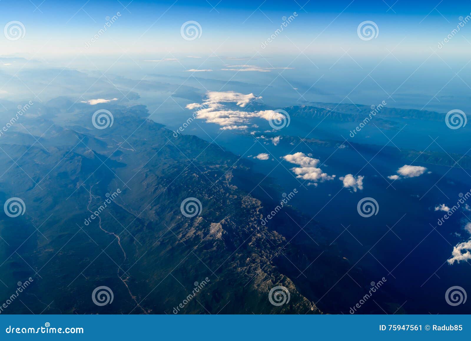 High Altitude Photo of Planet Earth Stock Image - Image of altitude ...