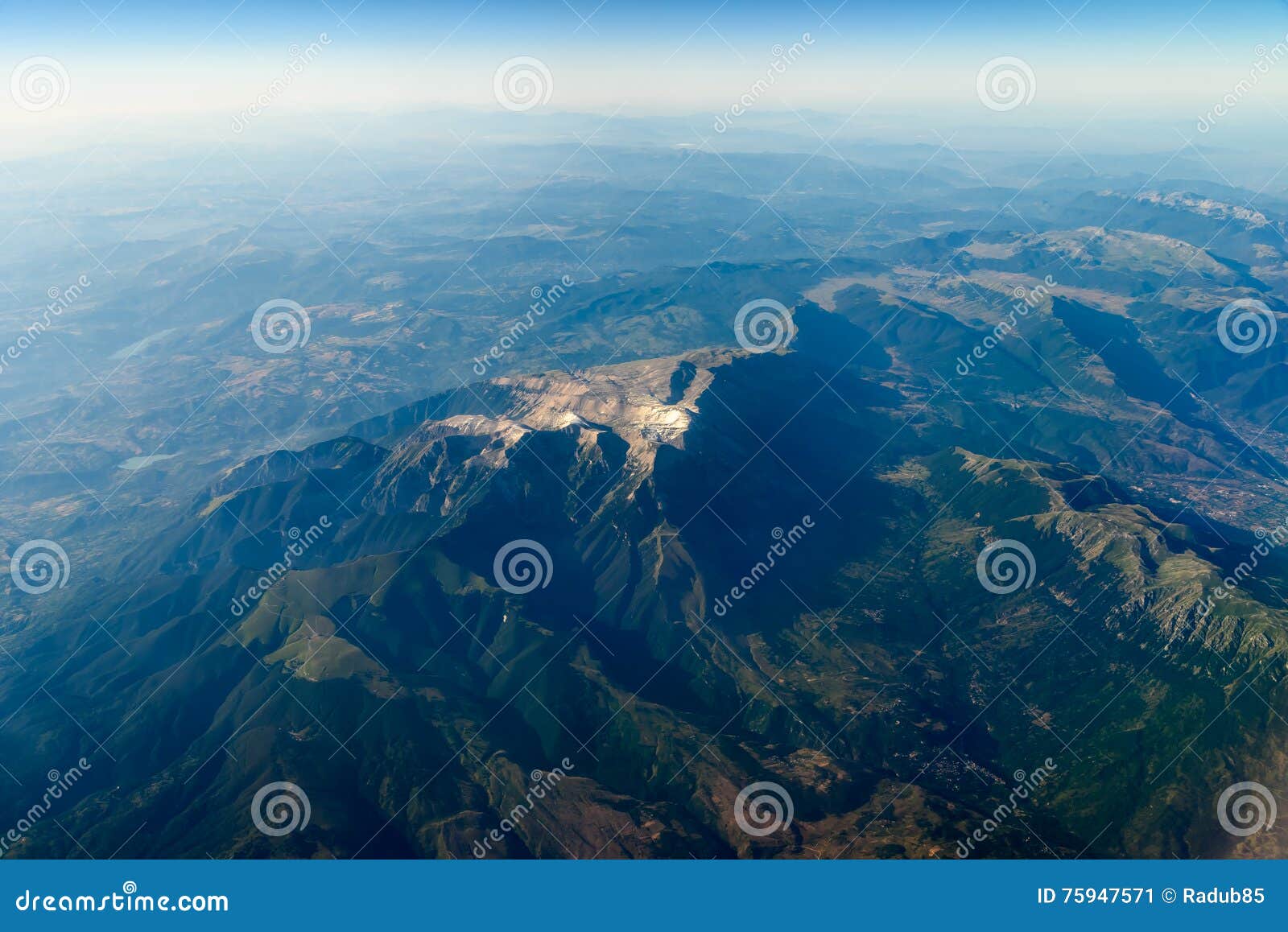 High Altitude Photo of Planet Earth Stock Image - Image of atmosphere ...