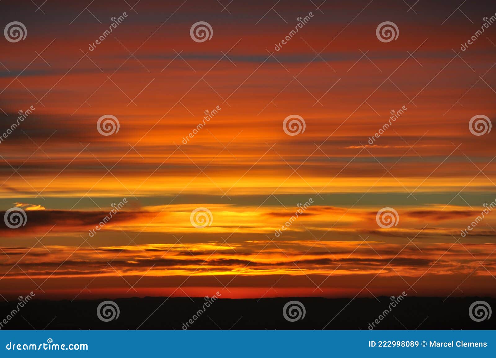 High altitude sunset stock image. Image of planet, space - 222998089