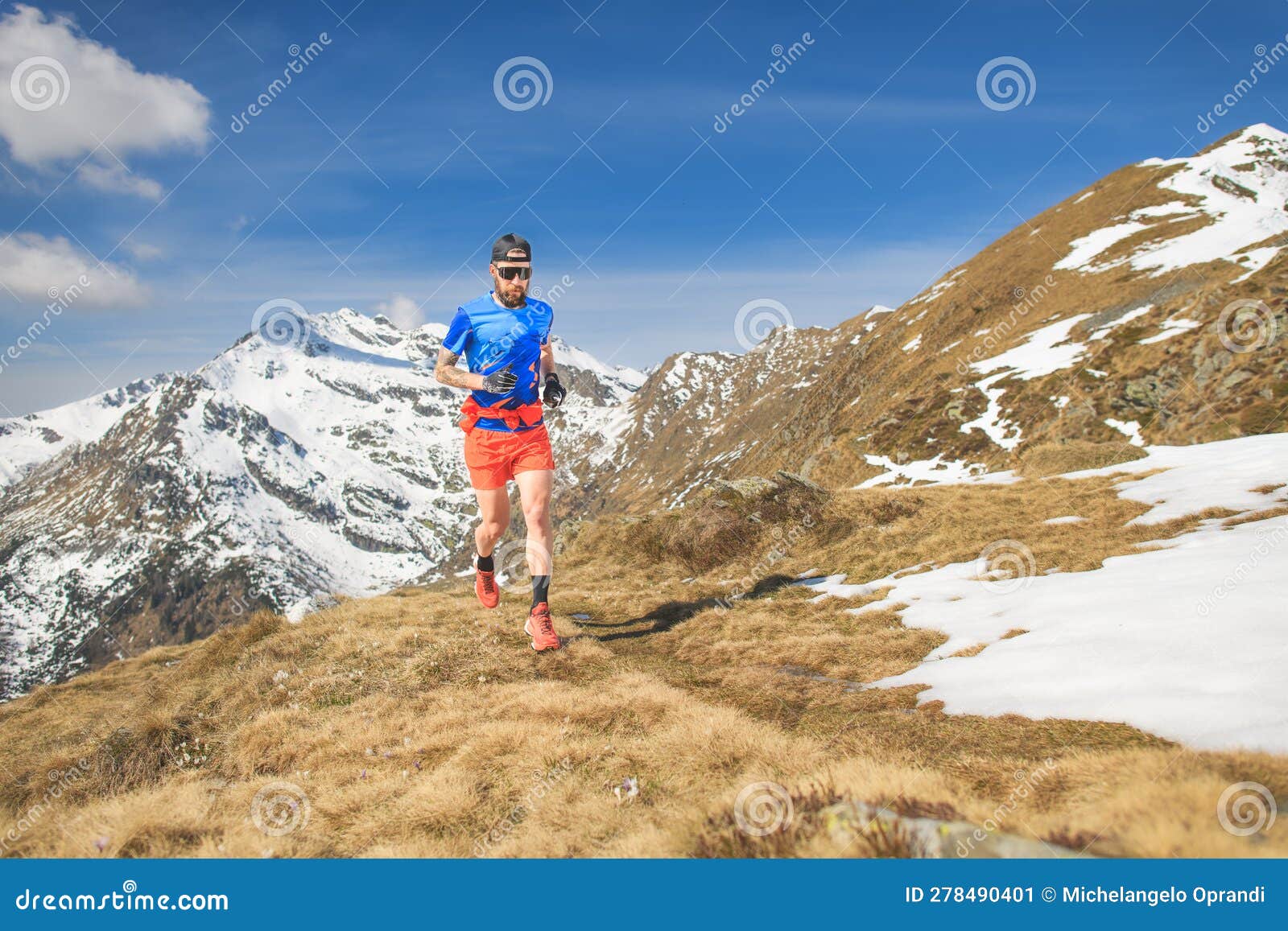High Altitude Training for a Marathon Runner Stock Image - Image of ...