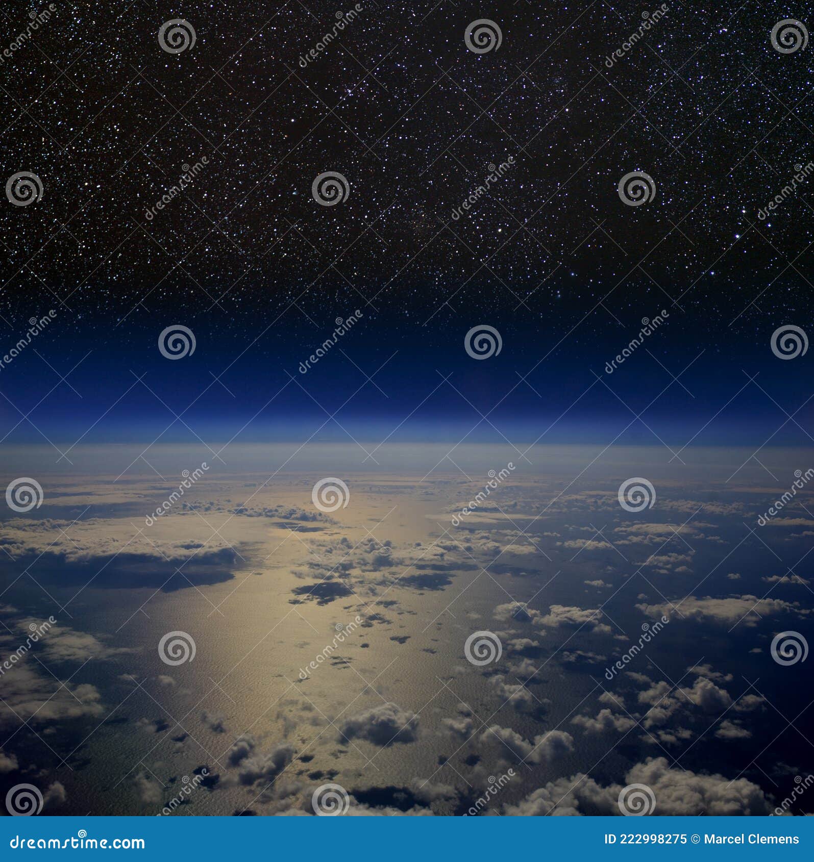 High Altitude View of the Earth Stock Image - Image of planet, cosmos ...