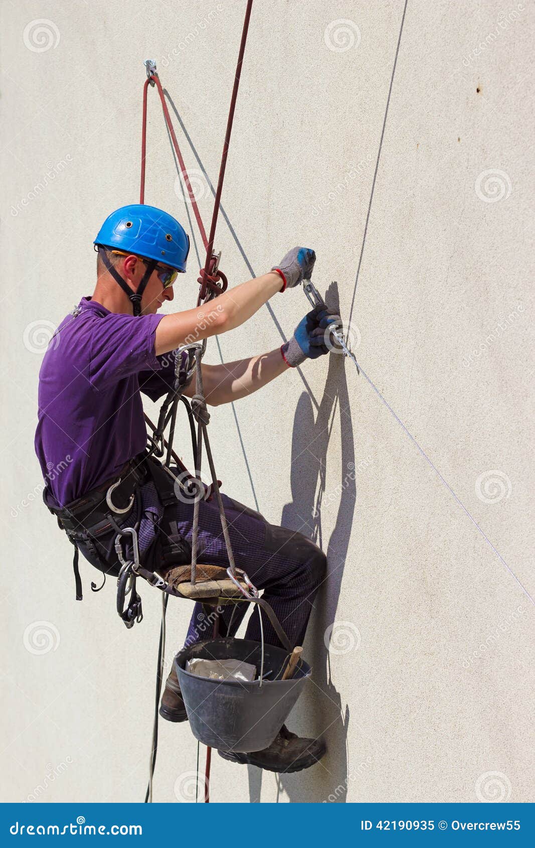 High altitude worker stock image. Image of elevation - 42190935
