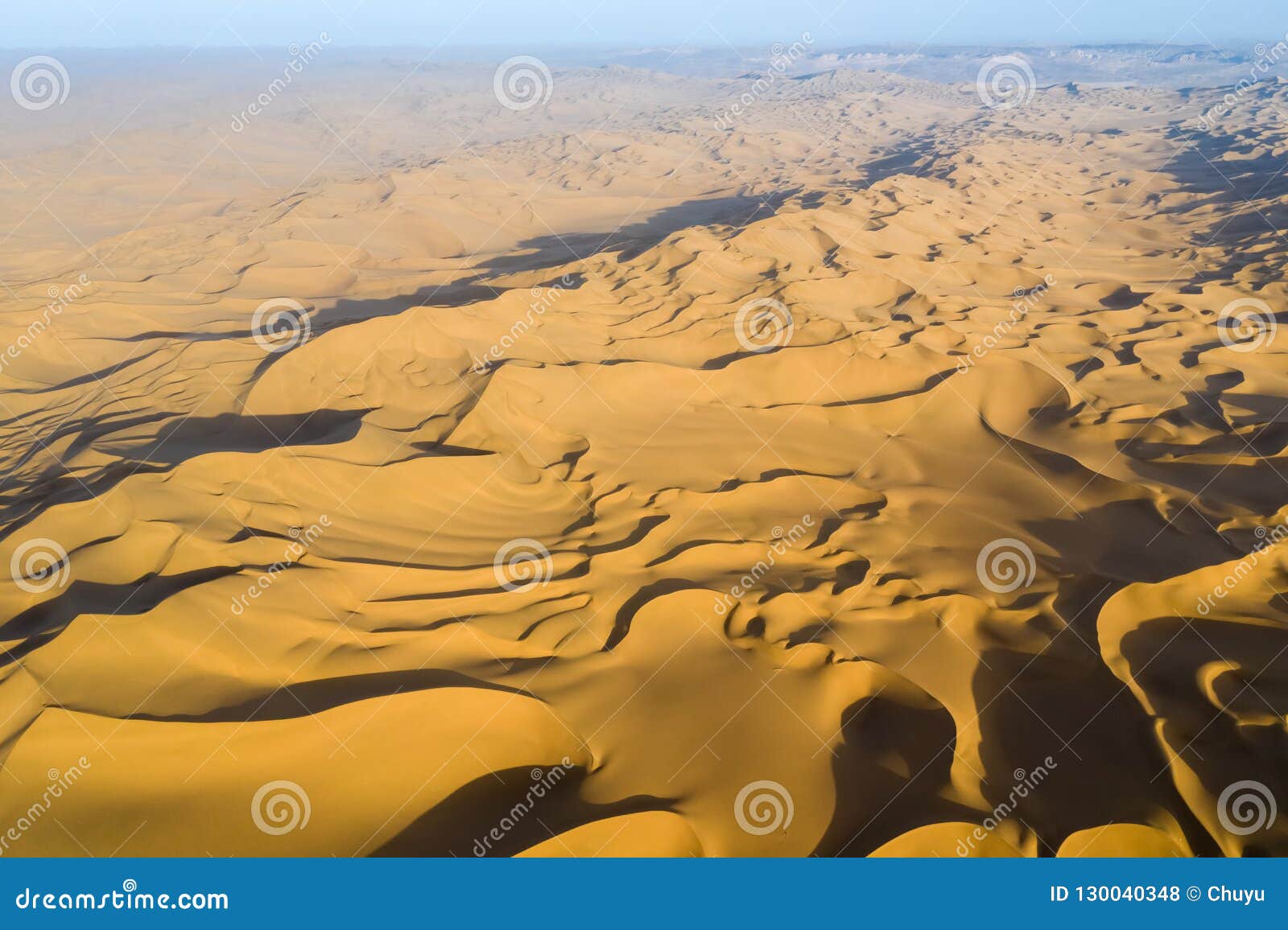 High Angle Overlooking Sand Dunes Stock Photo - Image of landscape ...