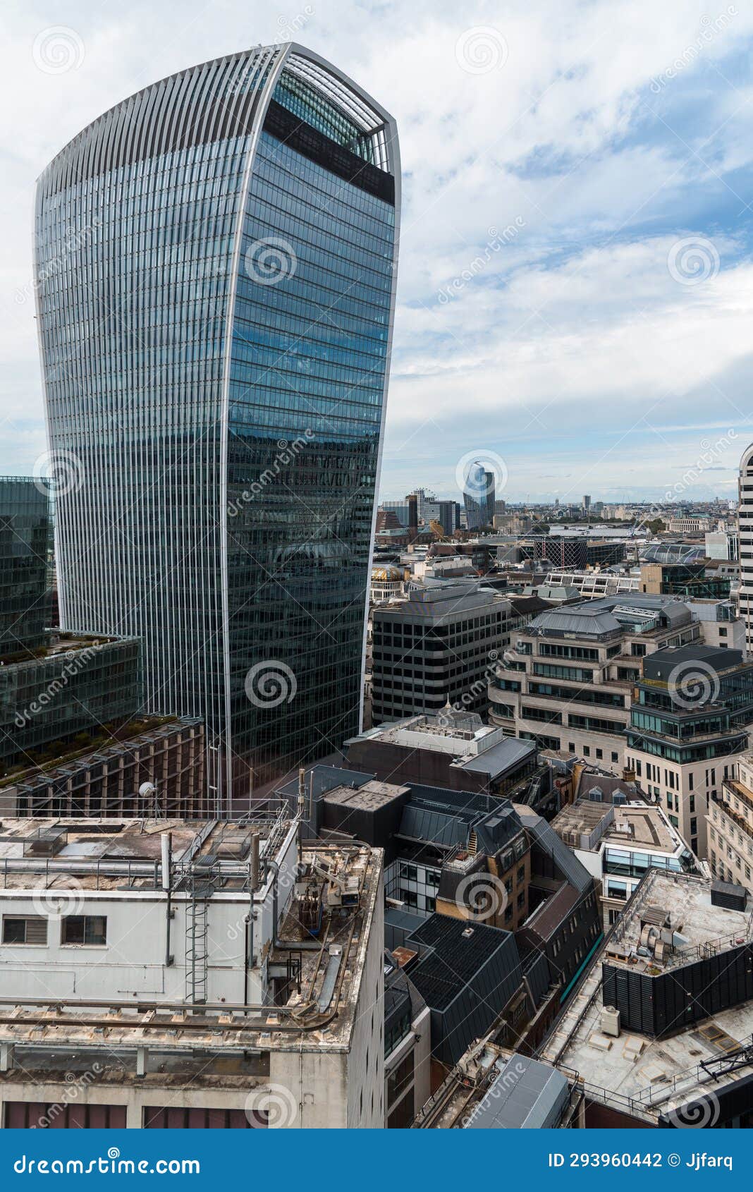 High Angle Panoramic View of the City of London Editorial Photography ...