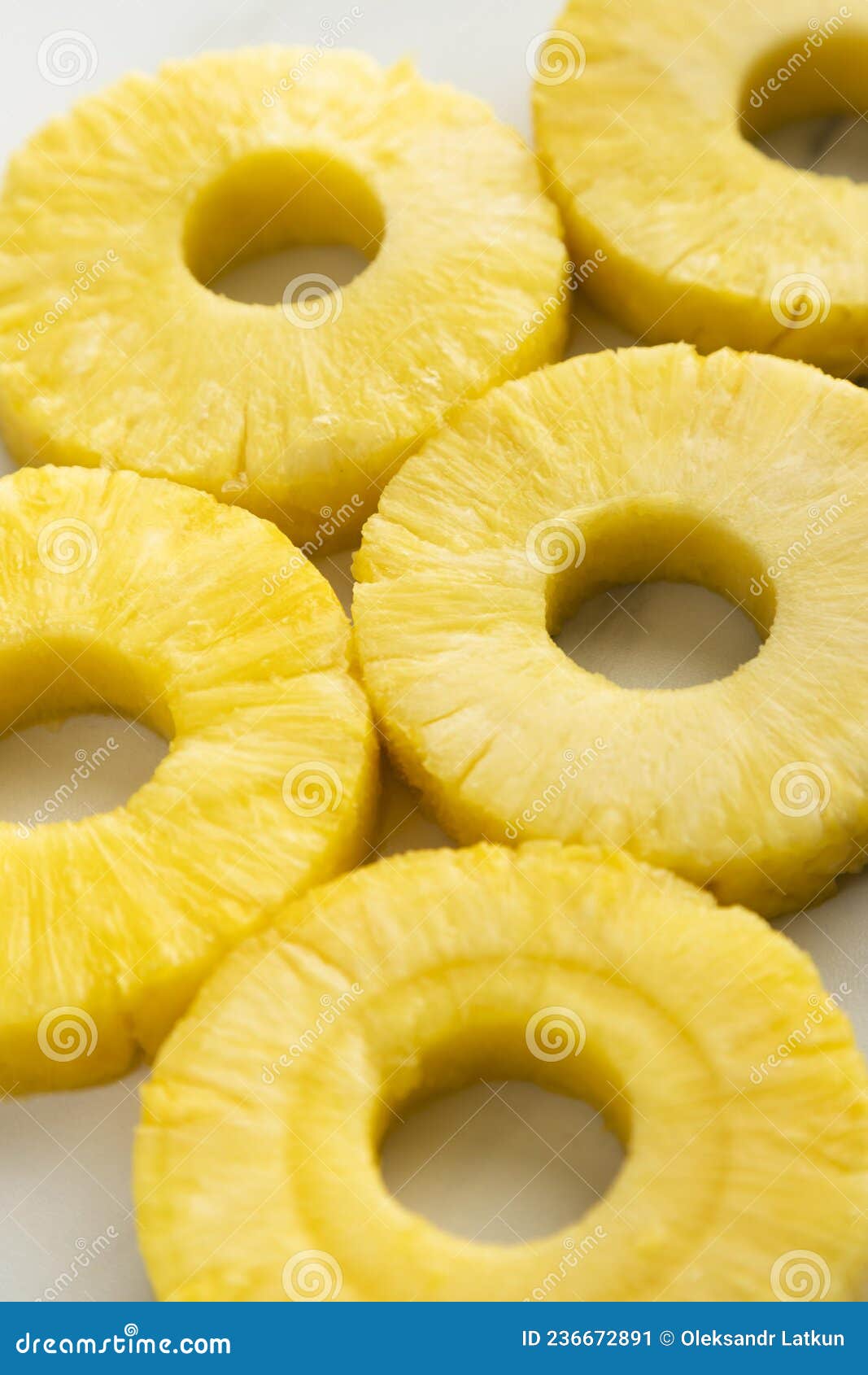High Angle Pineapple Slices. High Quality Photo Stock Image - Image of ...