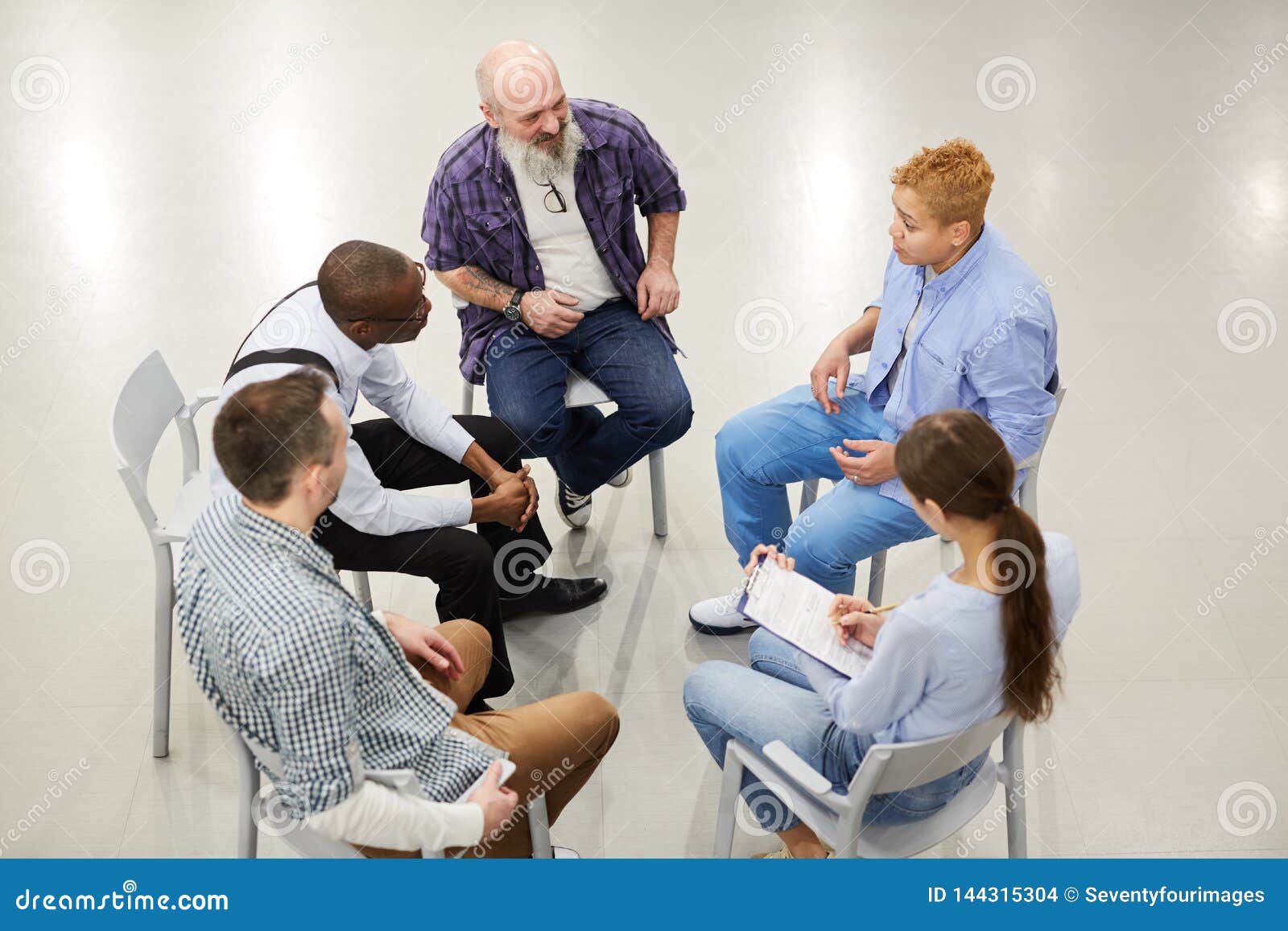 Group Discussion stock photo. Image of healthcare, addiction - 144315304