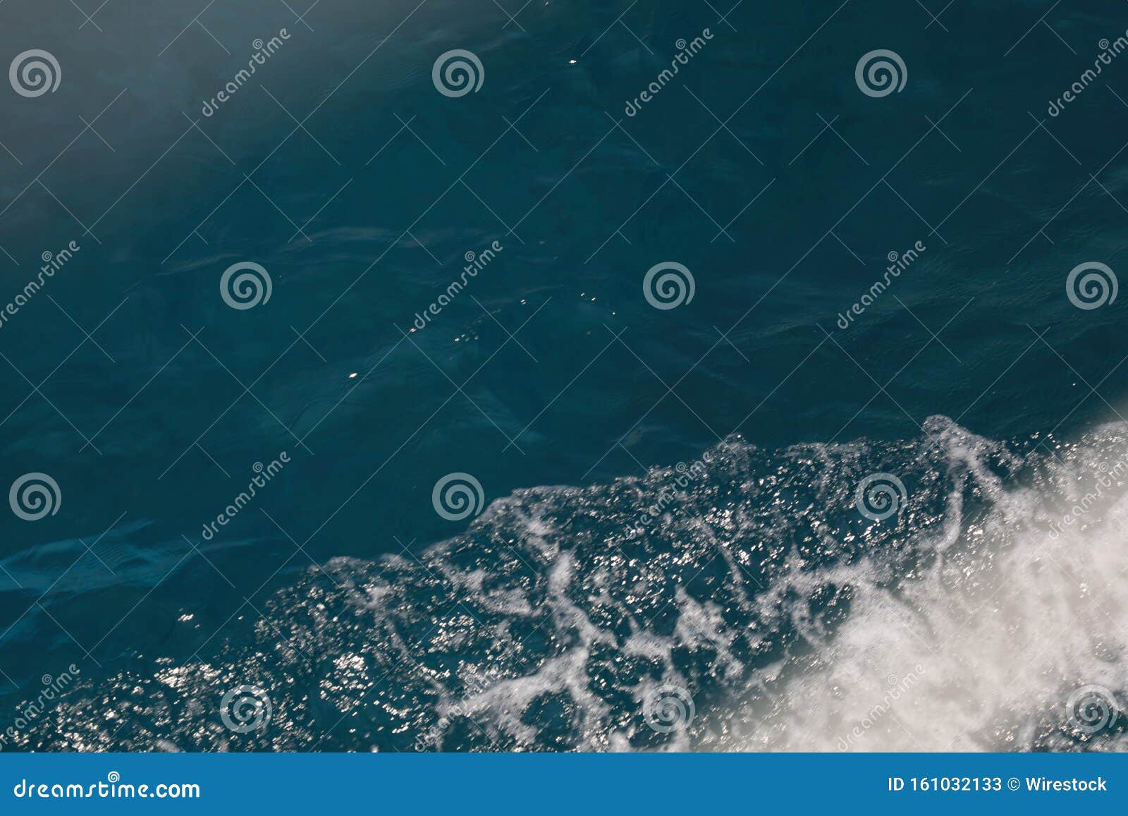 High Angle Shot of Blue Sea Waves Stock Image - Image of design, cool ...