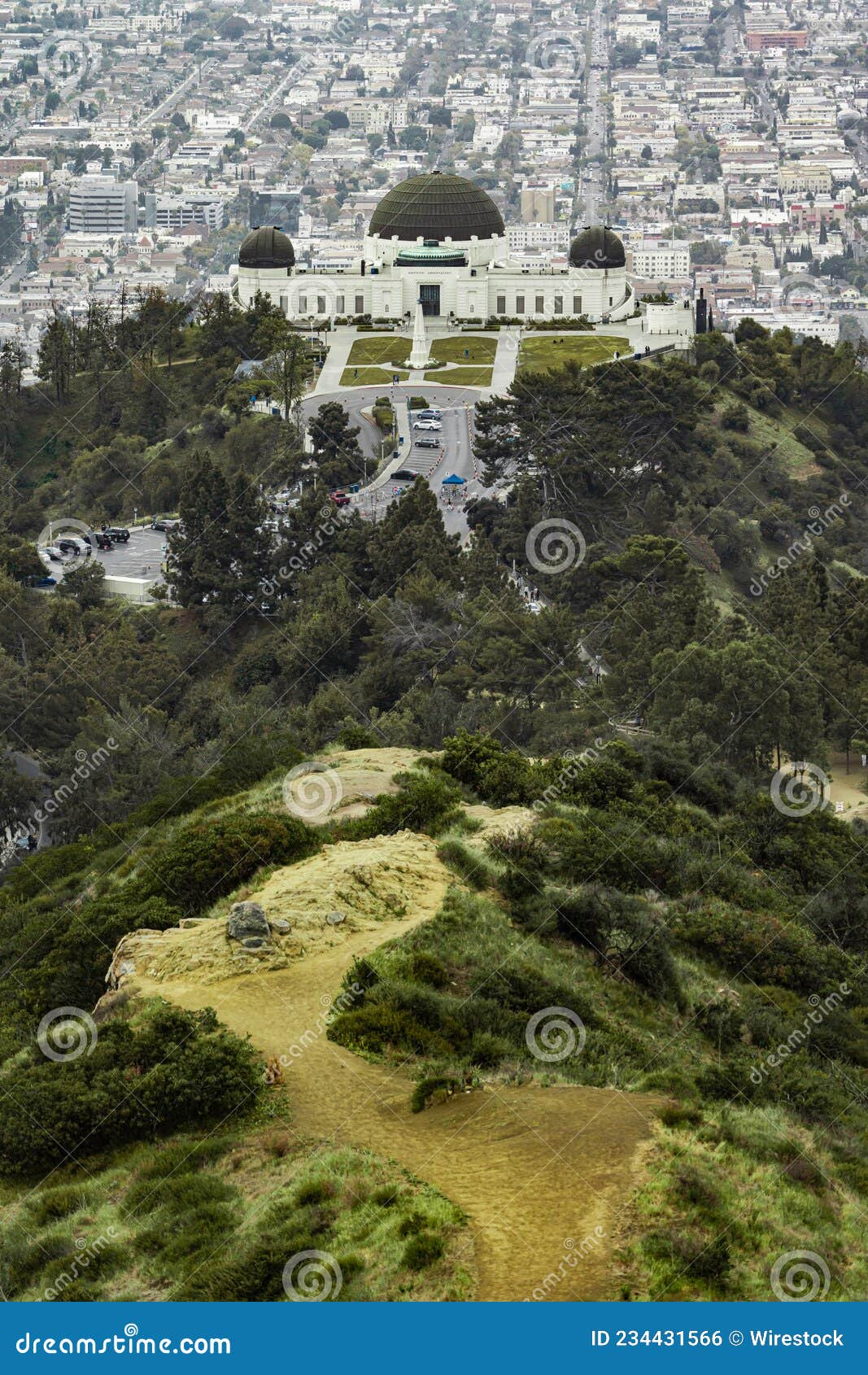 High Angle Shot of a Building Surrounded by a Forest during the Day ...