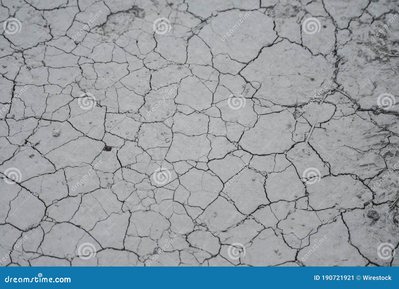 High Angle Shot of Cracked Grey Ground Texture Stock Image - Image of ...