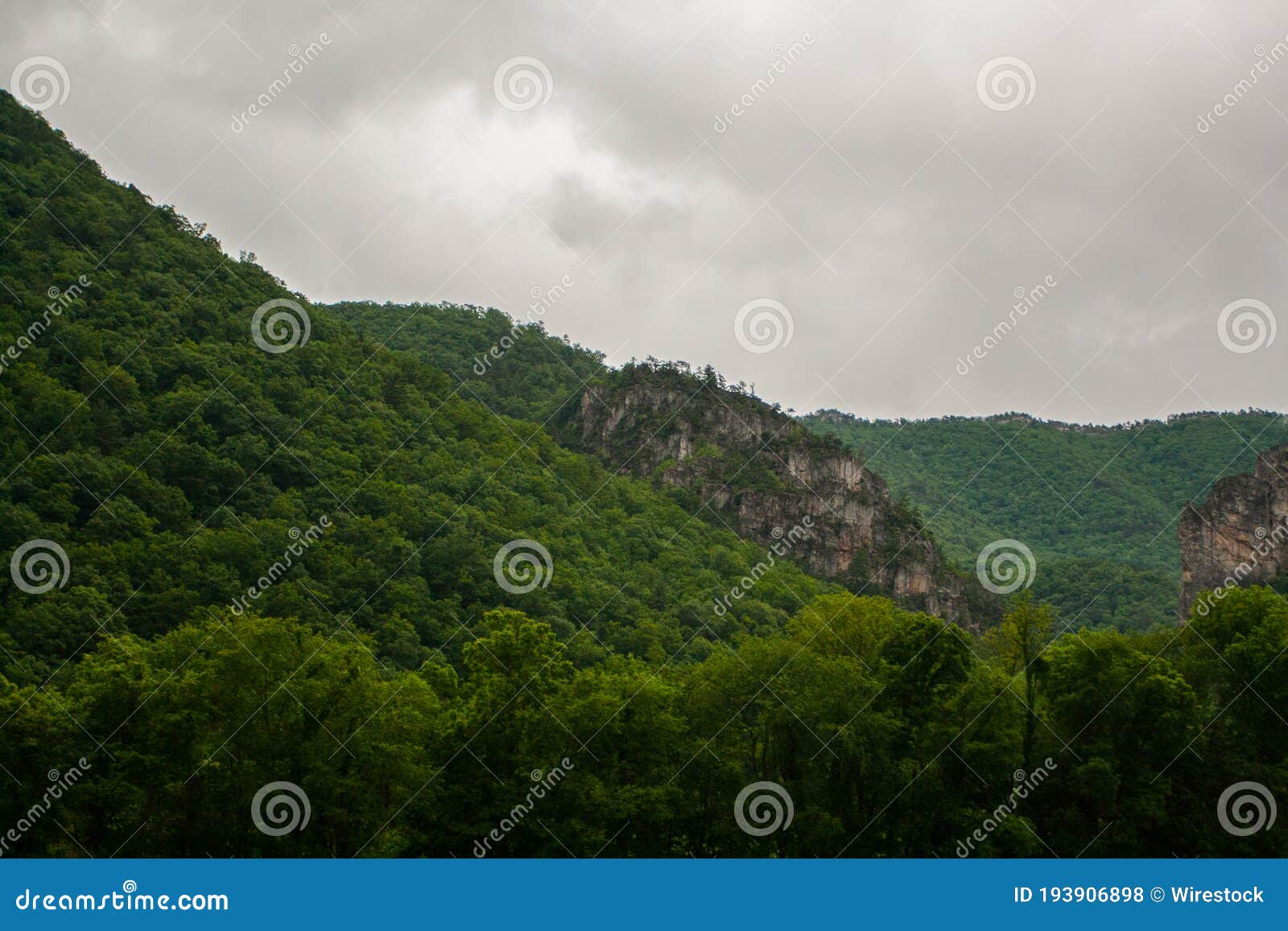 High Angle Shot of Forests and Hills Stock Photo - Image of view ...