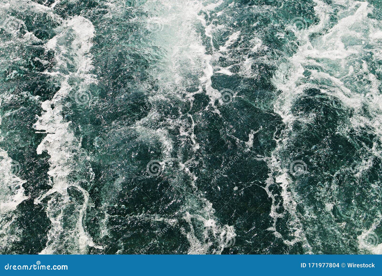 High Angle Shot of the Ocean Waves Moving Towards the Shore Stock Photo ...