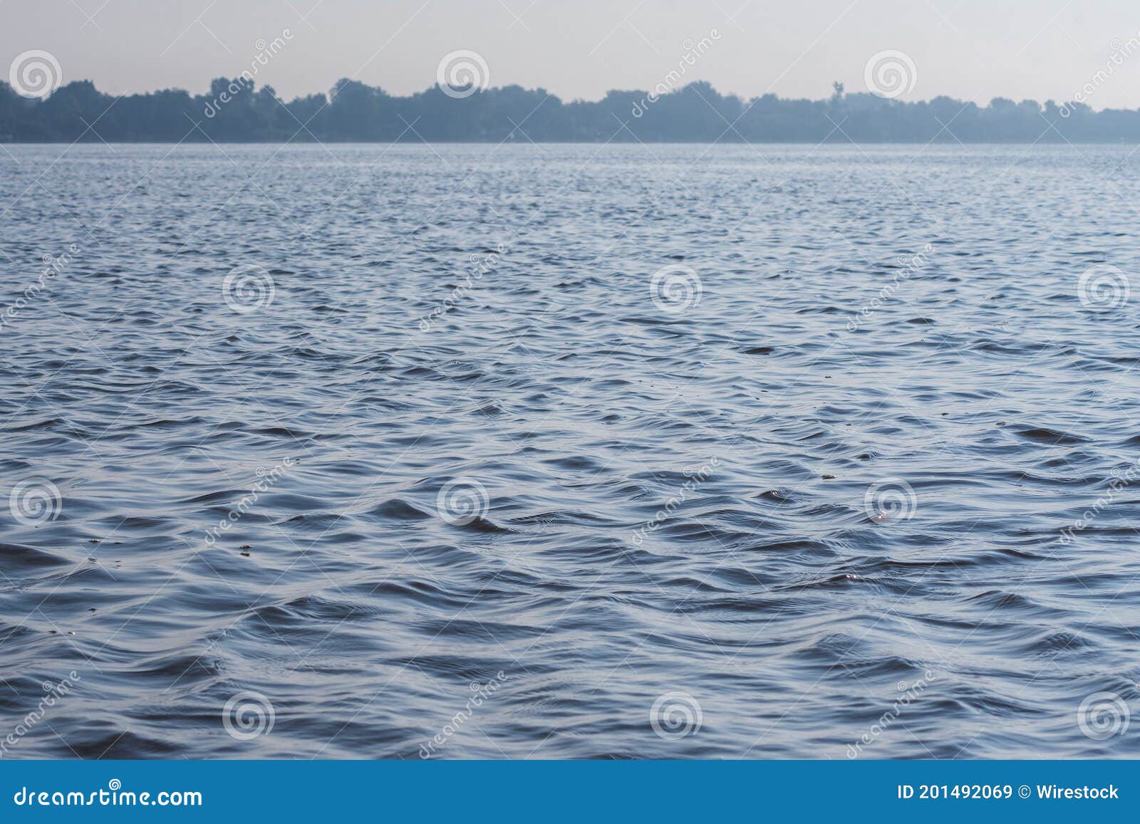 High Angle Shot of the Ripples on the Surface of the Ocean Stock Image ...