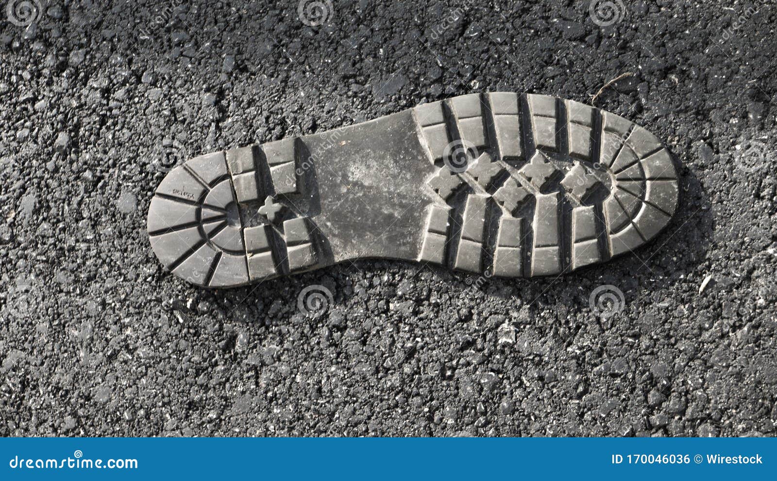 High Angle Shot of a Shoe Thrown on the Ground Stock Photo - Image of ...