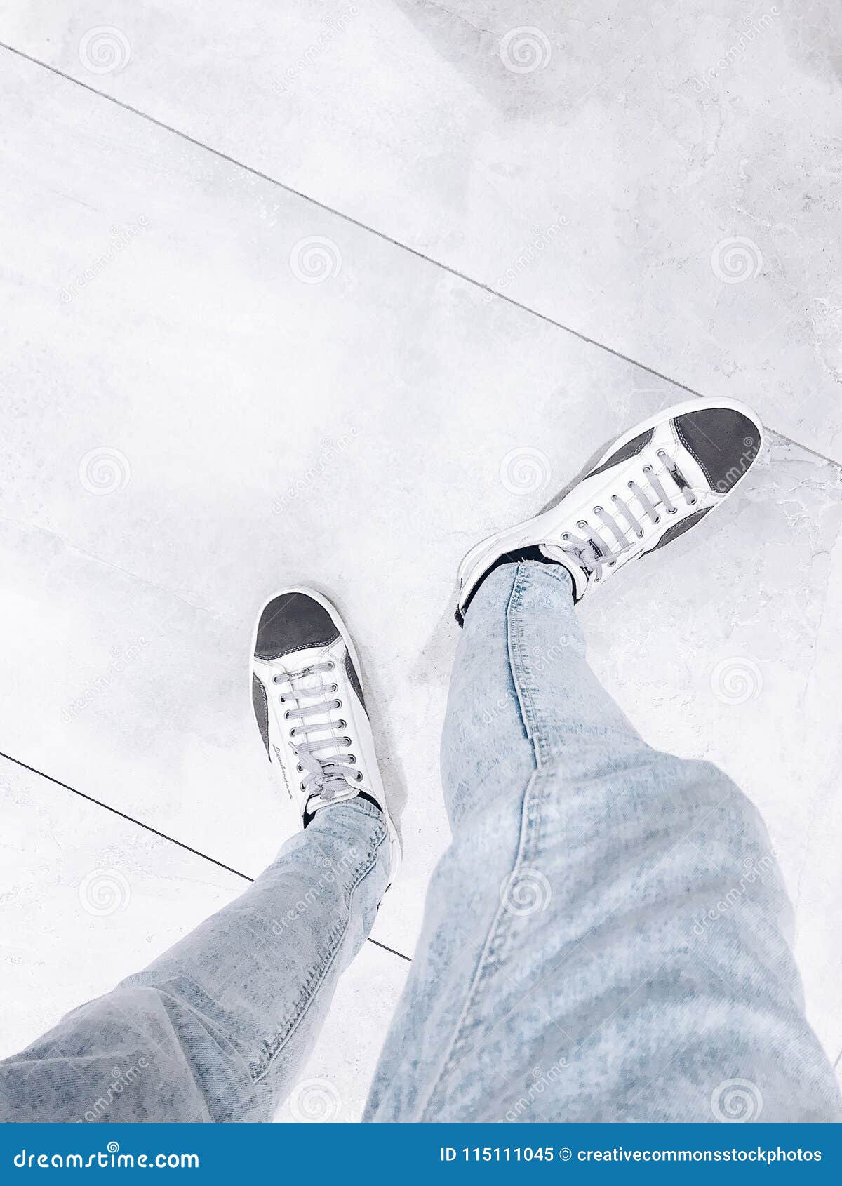 High Angle Shot Of Shoes Picture. Image: 115111045