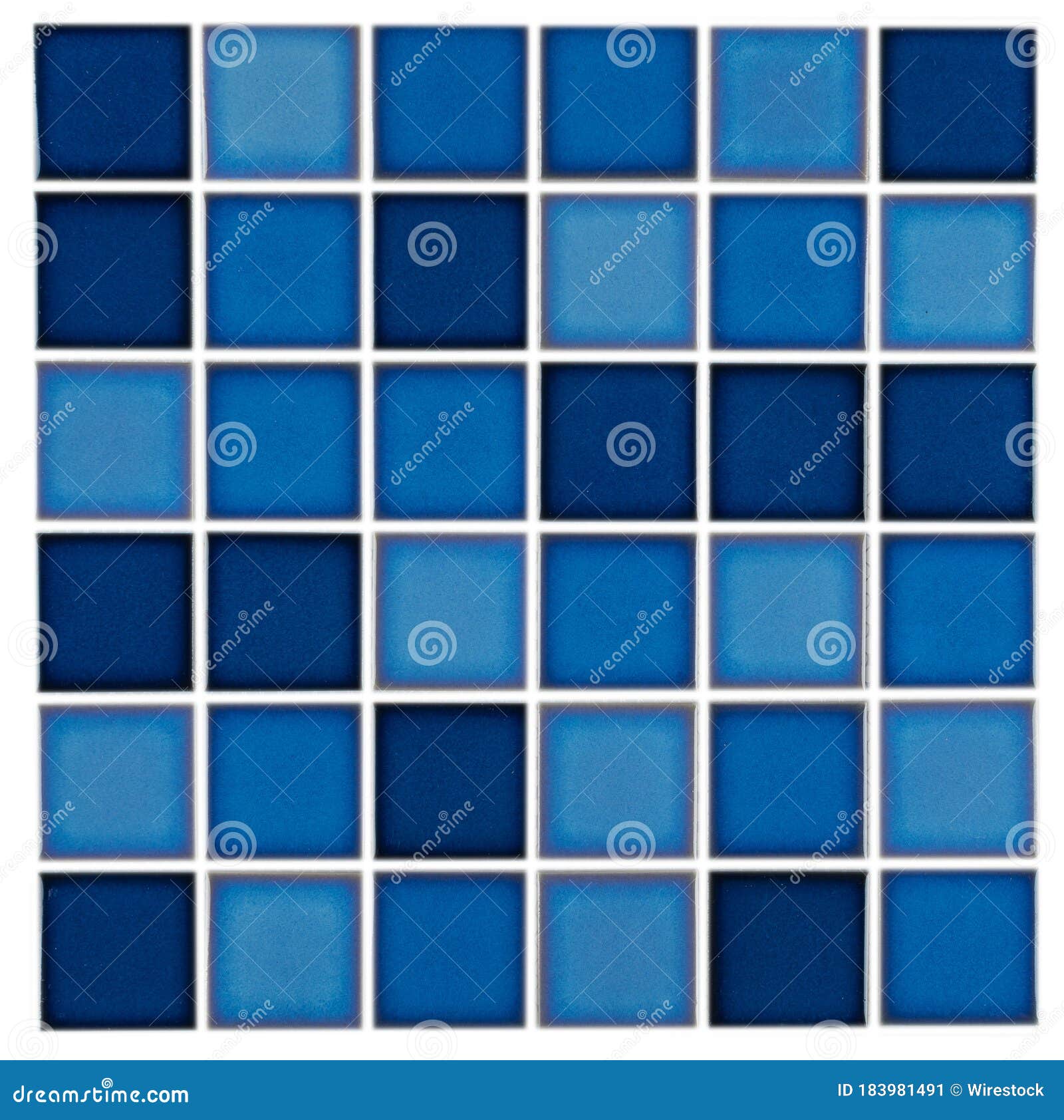 High Angle Shot of Small Square Blue Tiles - Good for a Background ...
