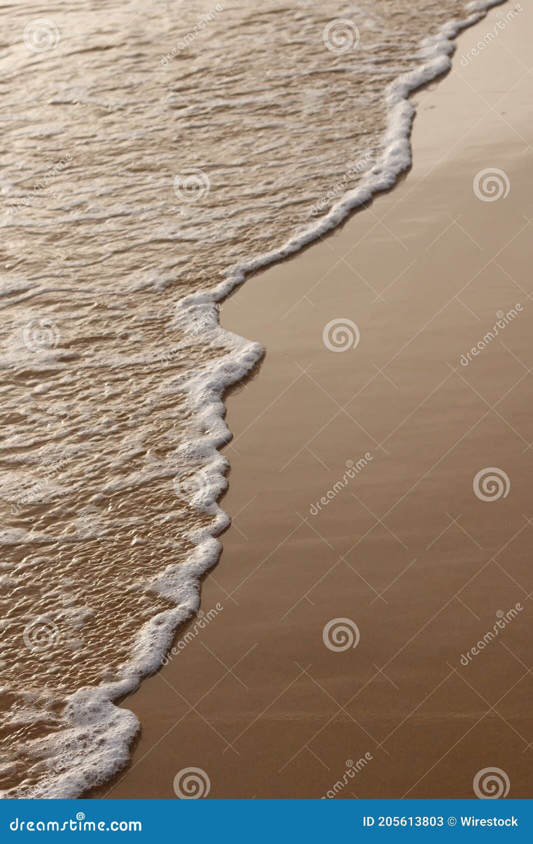 High Angle Vertical Shot of the Ocean Waves Stock Image - Image of ...