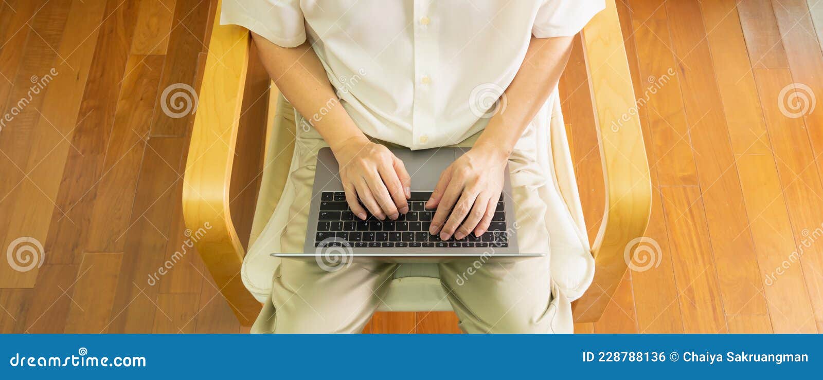 High Angle View of Anonymous Professional Business Man Smart Work at ...