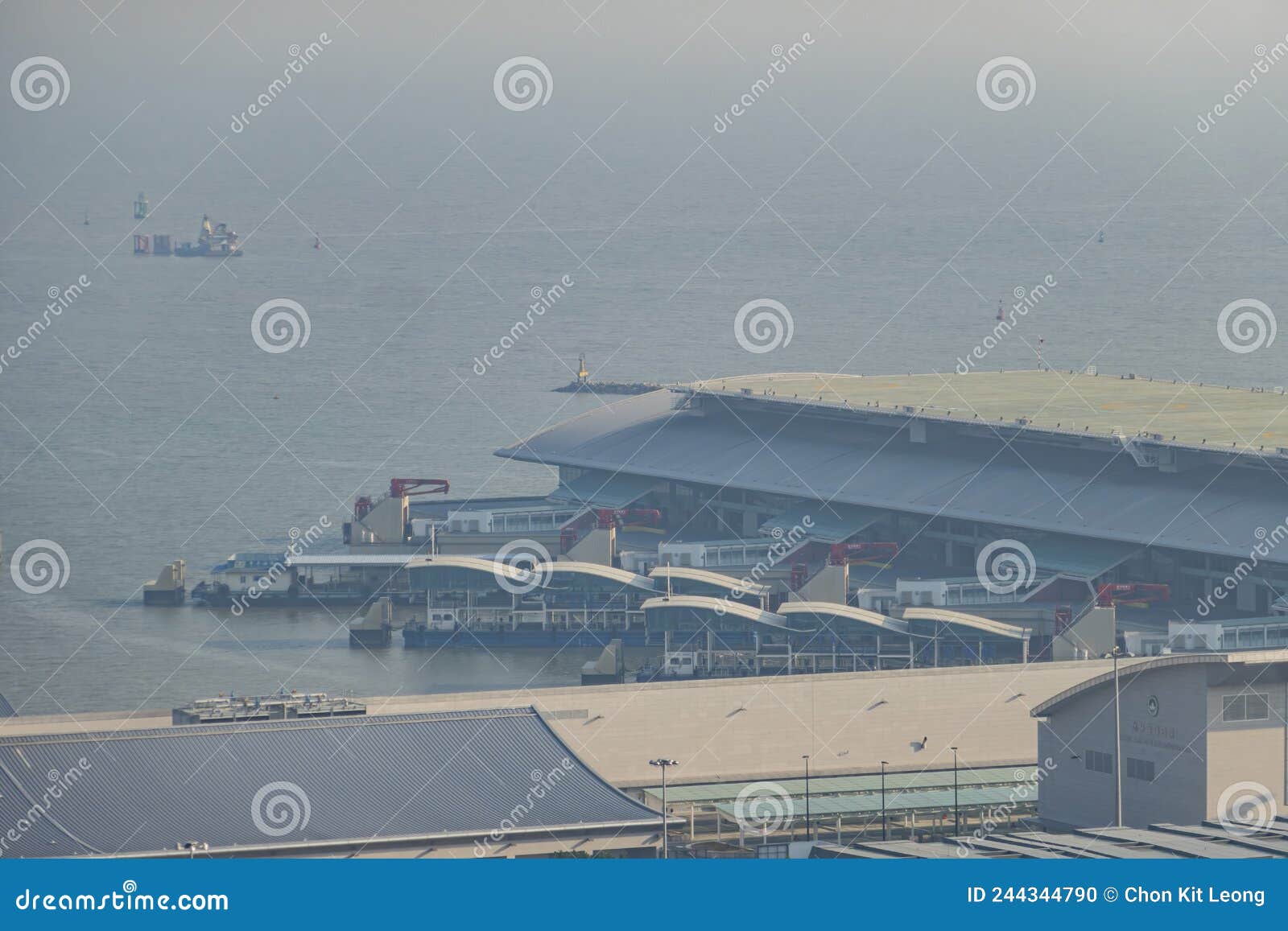 High Angle View of the Macau Taipa Ferry Terminal Editorial Image ...
