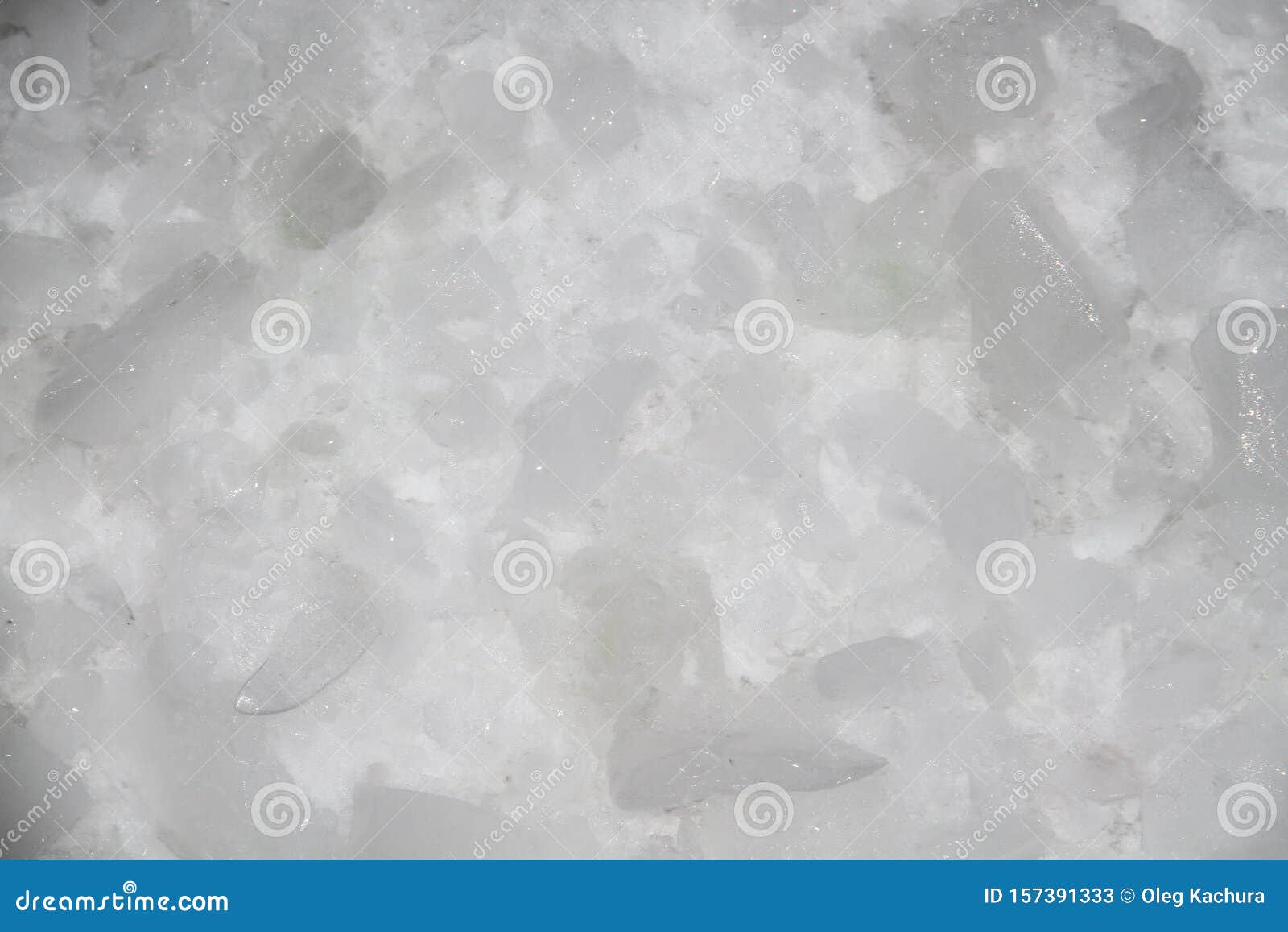 High Angle View of a Pile of Artificial Ice Stock Image - Image of ...