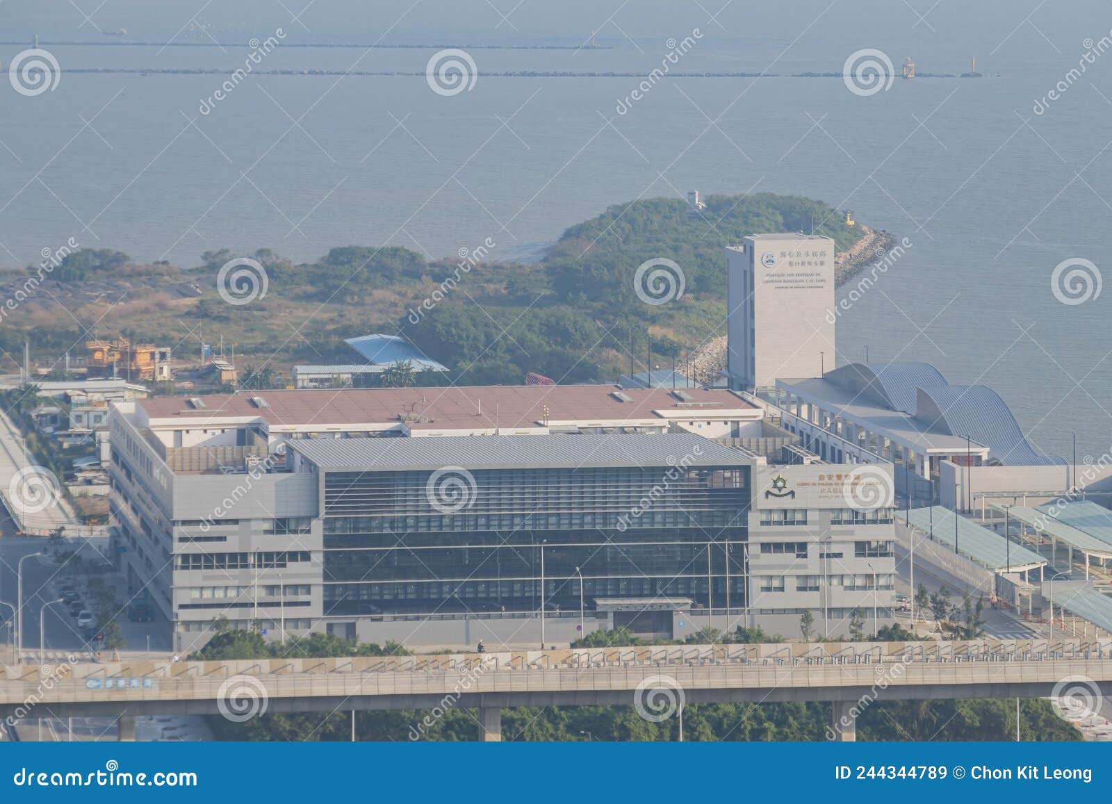 High Angle View of the Public Security Police Force Building Editorial ...