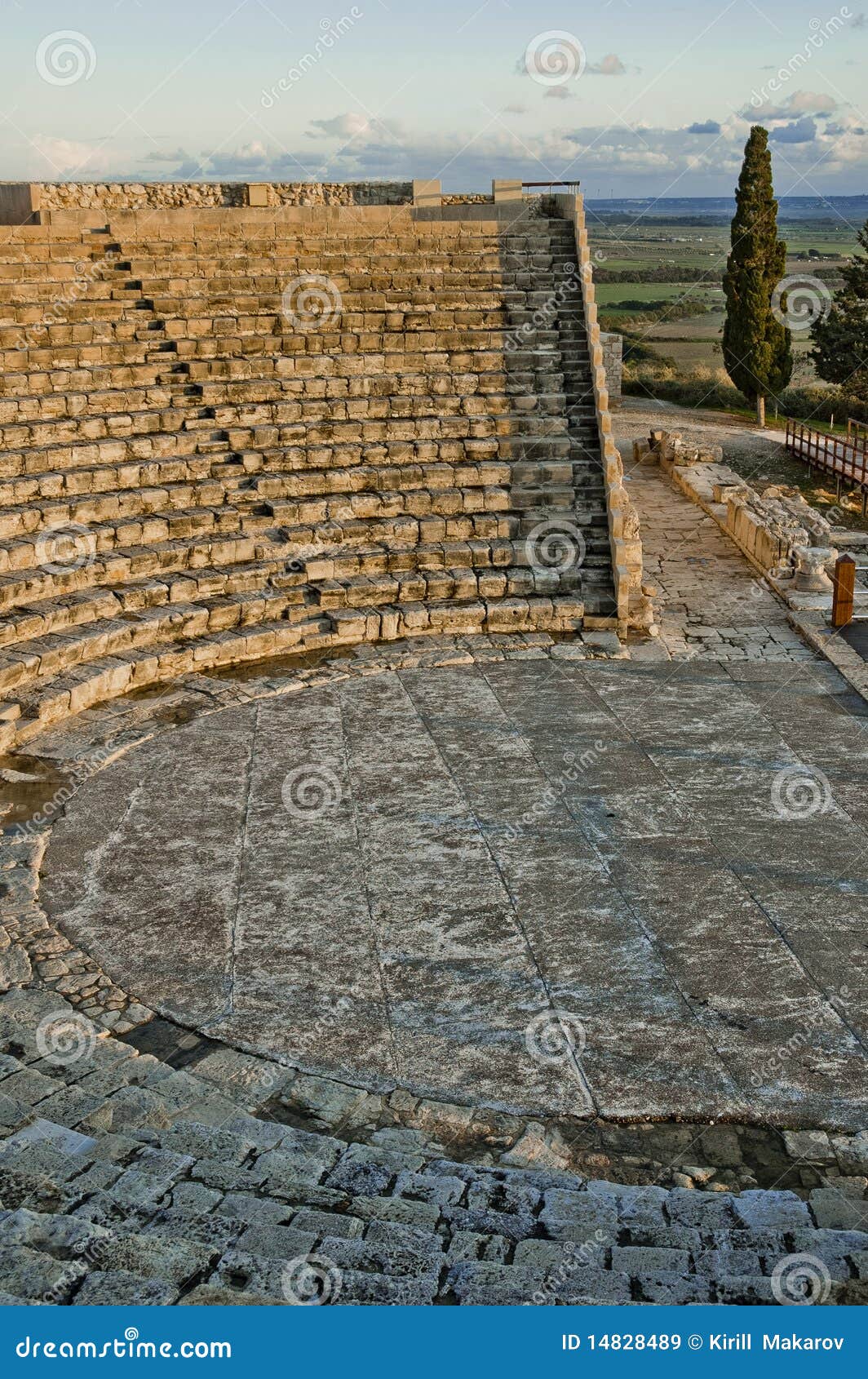 High Angle View of a Roman Amphitheater Stock Image - Image of famous ...